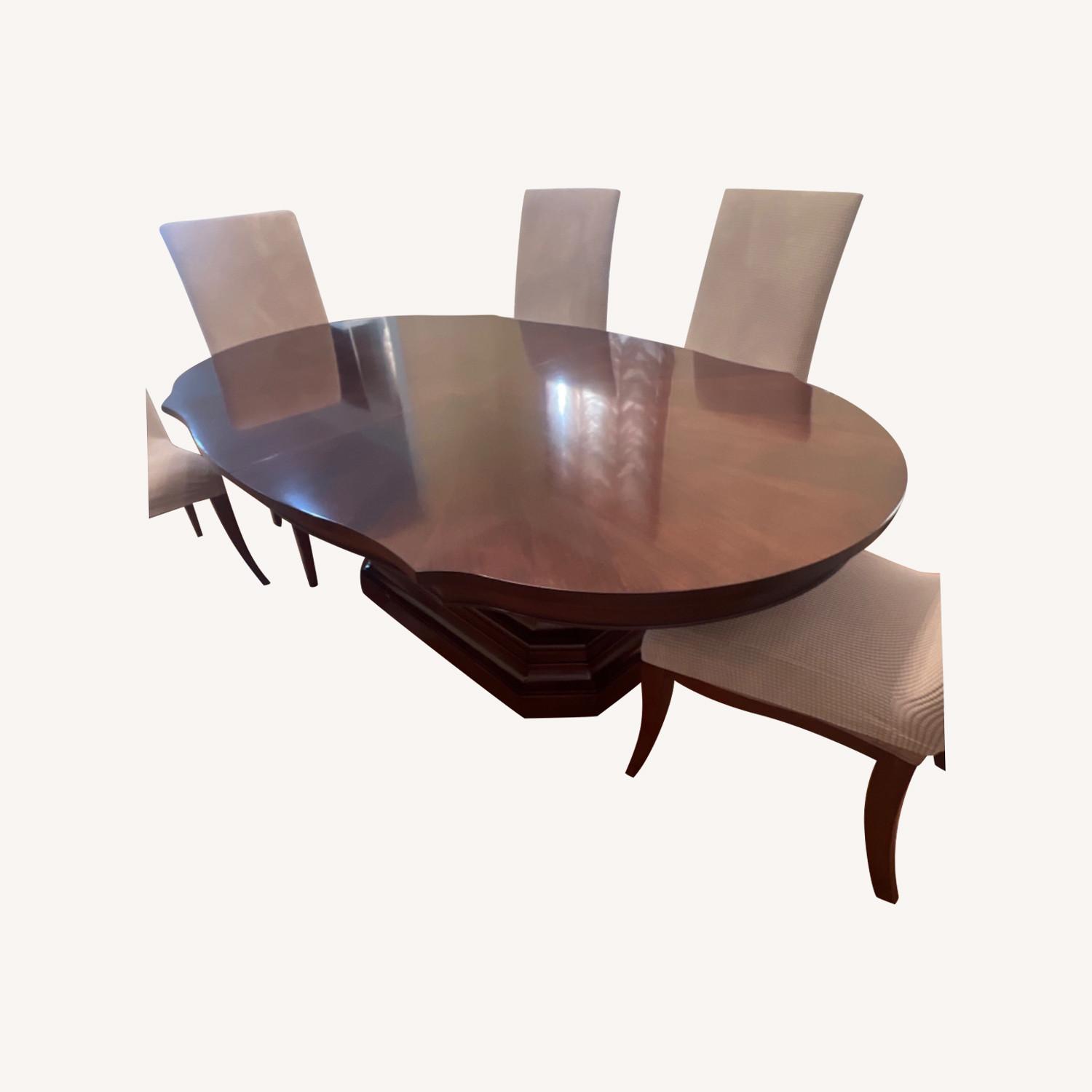 Stanley Furniture Espresso Dining Table Extendable - AptDeco