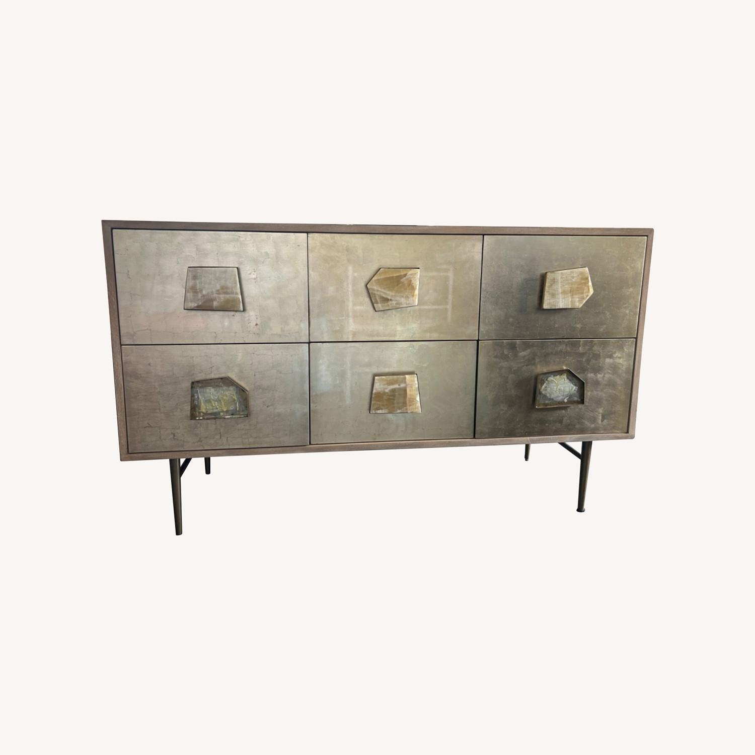 West Elm Roar & Rabbit Jeweled Six Drawer Dresser - AptDeco
