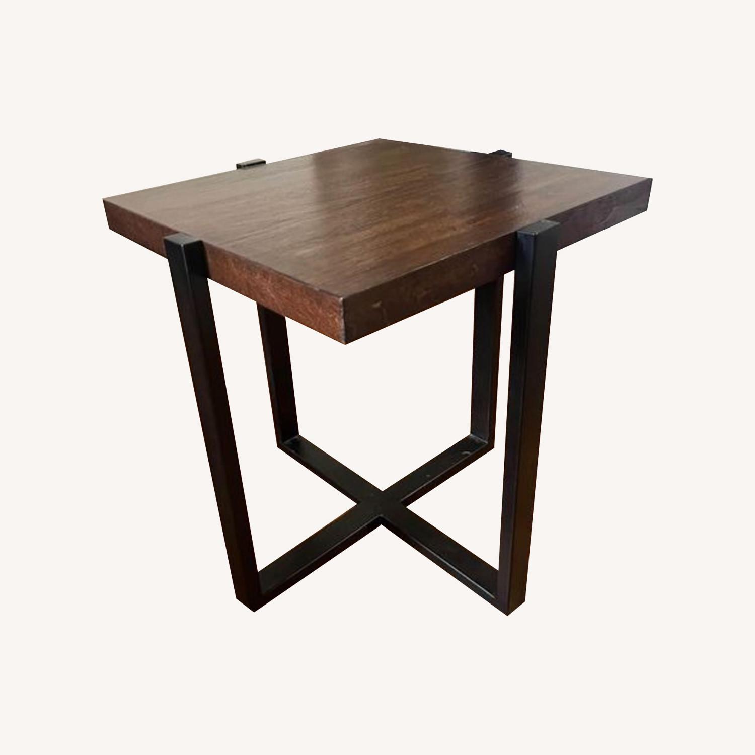 Crate & Barrel Lodge End Table - AptDeco