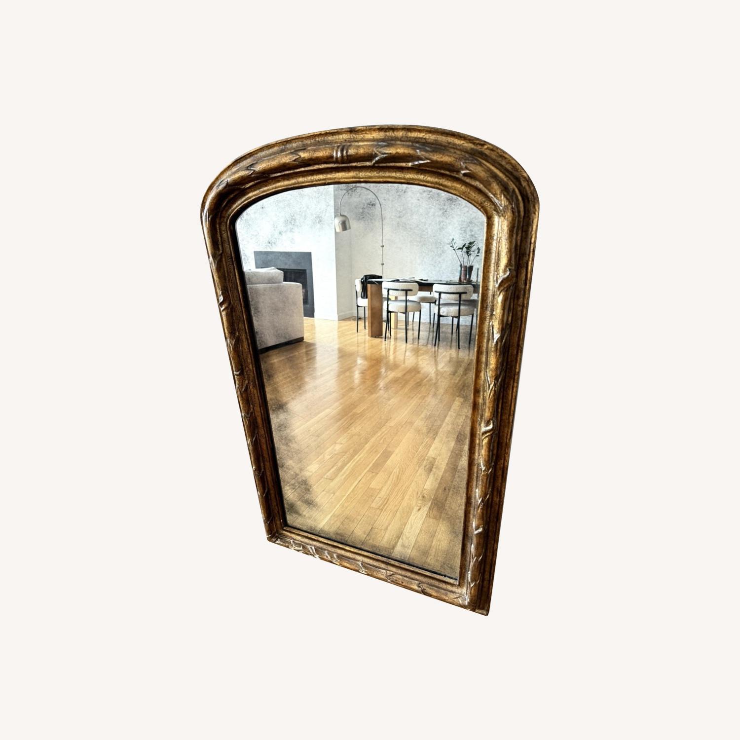 Vintage Large Gold Mirror - AptDeco