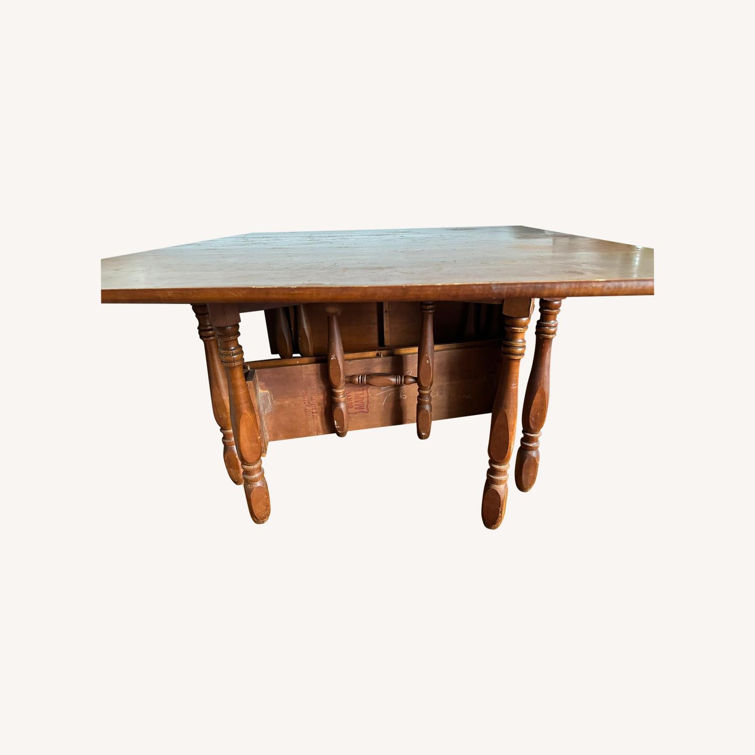 Maple Willett Furniture Dining Table - AptDeco