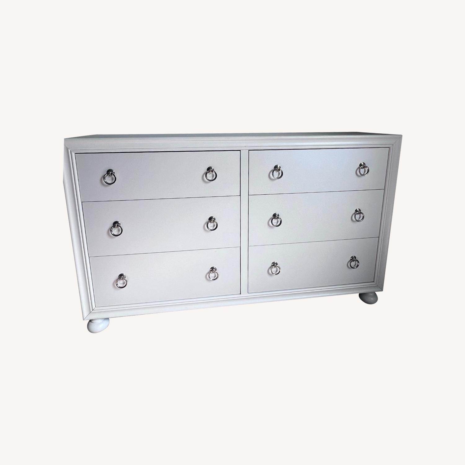 Isabella Six Drawer Wood Dresser - AptDeco