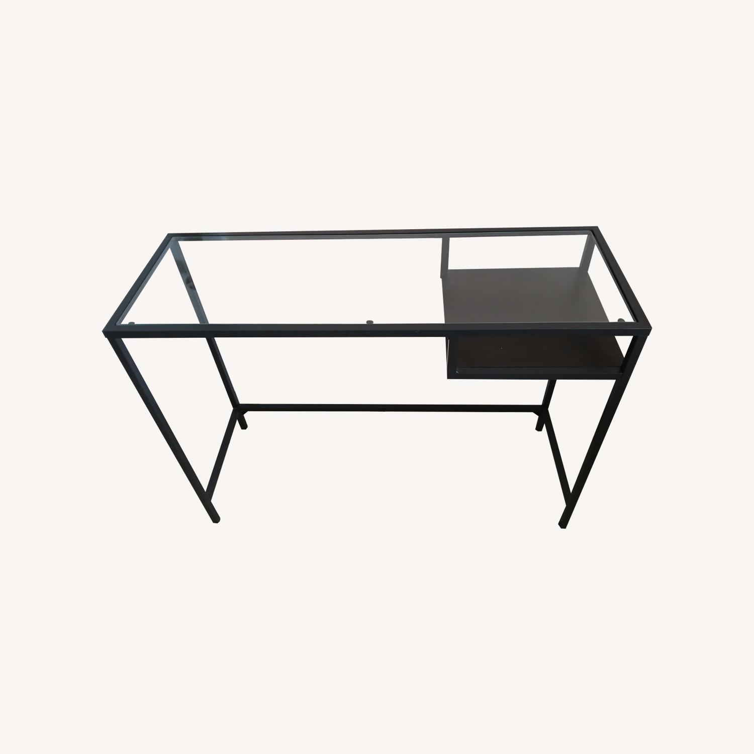 IKEA Laptop Glass Table - AptDeco