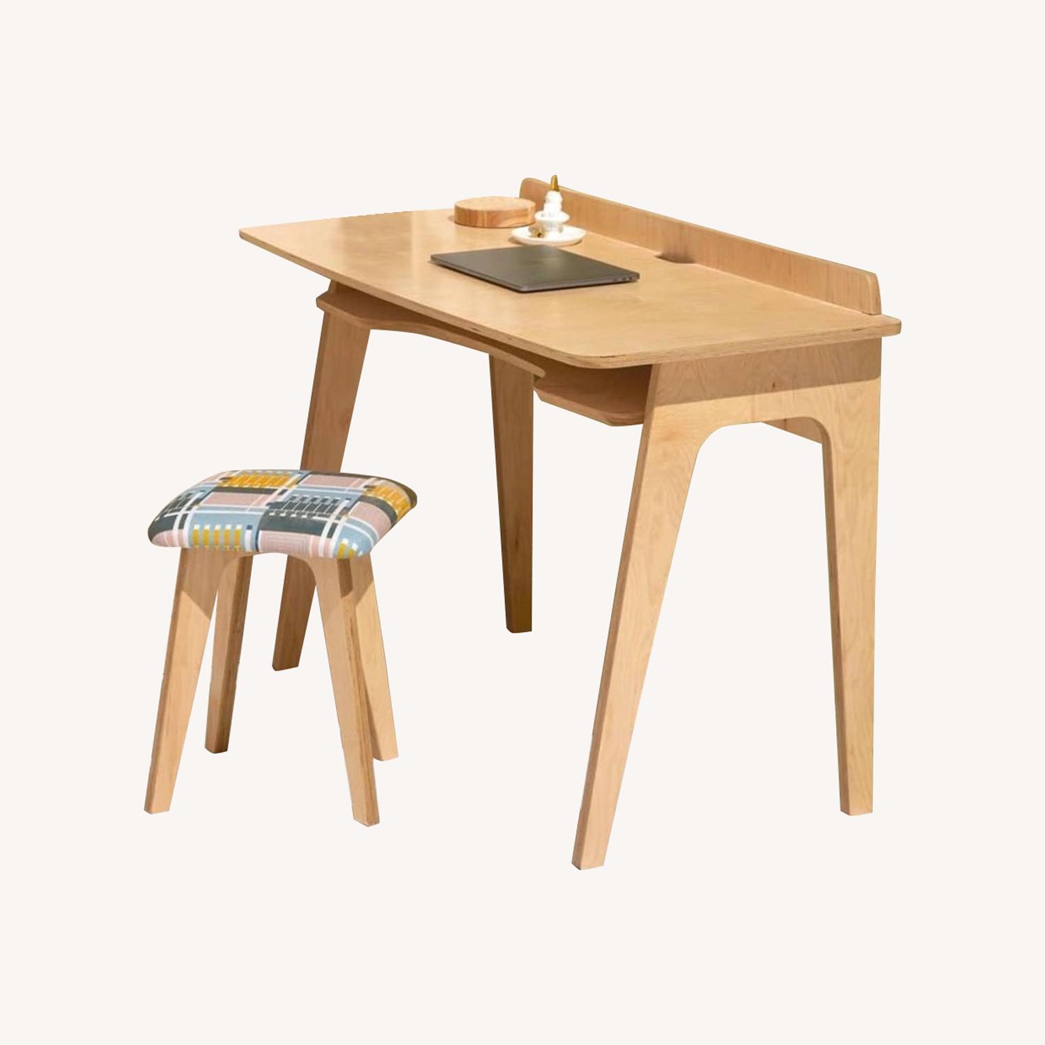 Inside Weather Jorn Birch Wood Desk - AptDeco