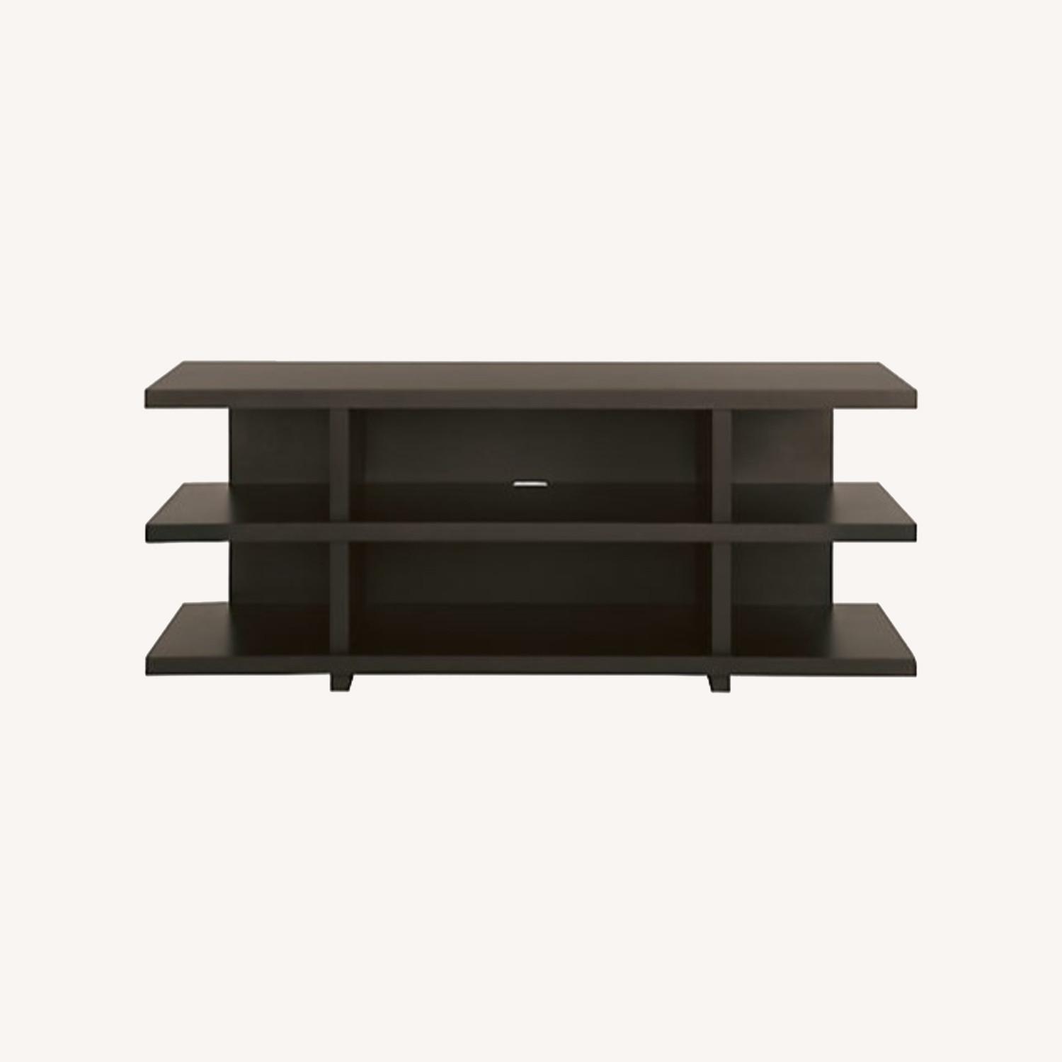 Room & Board Graham Media Console Dark Brown - AptDeco