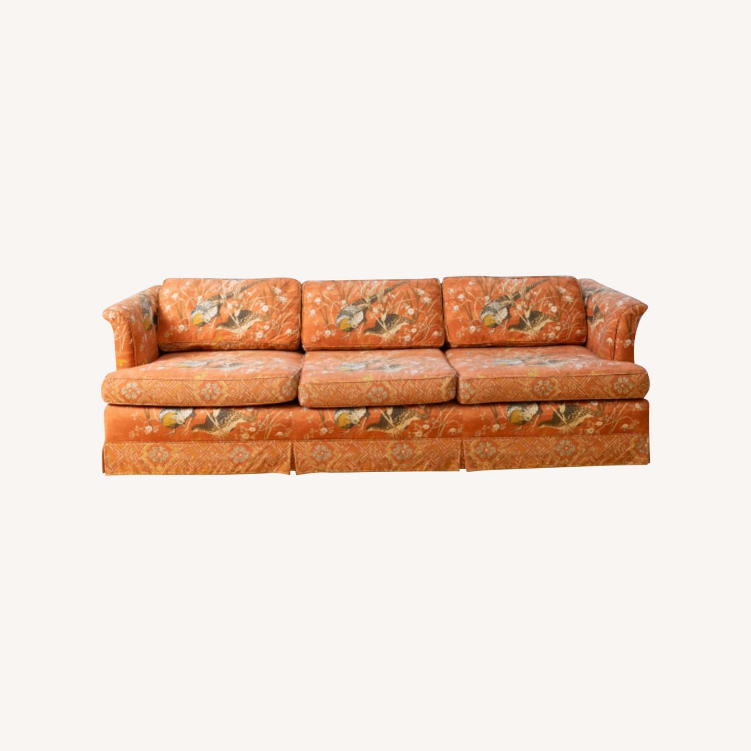Marge Caron Custom Bird Sofa - AptDeco