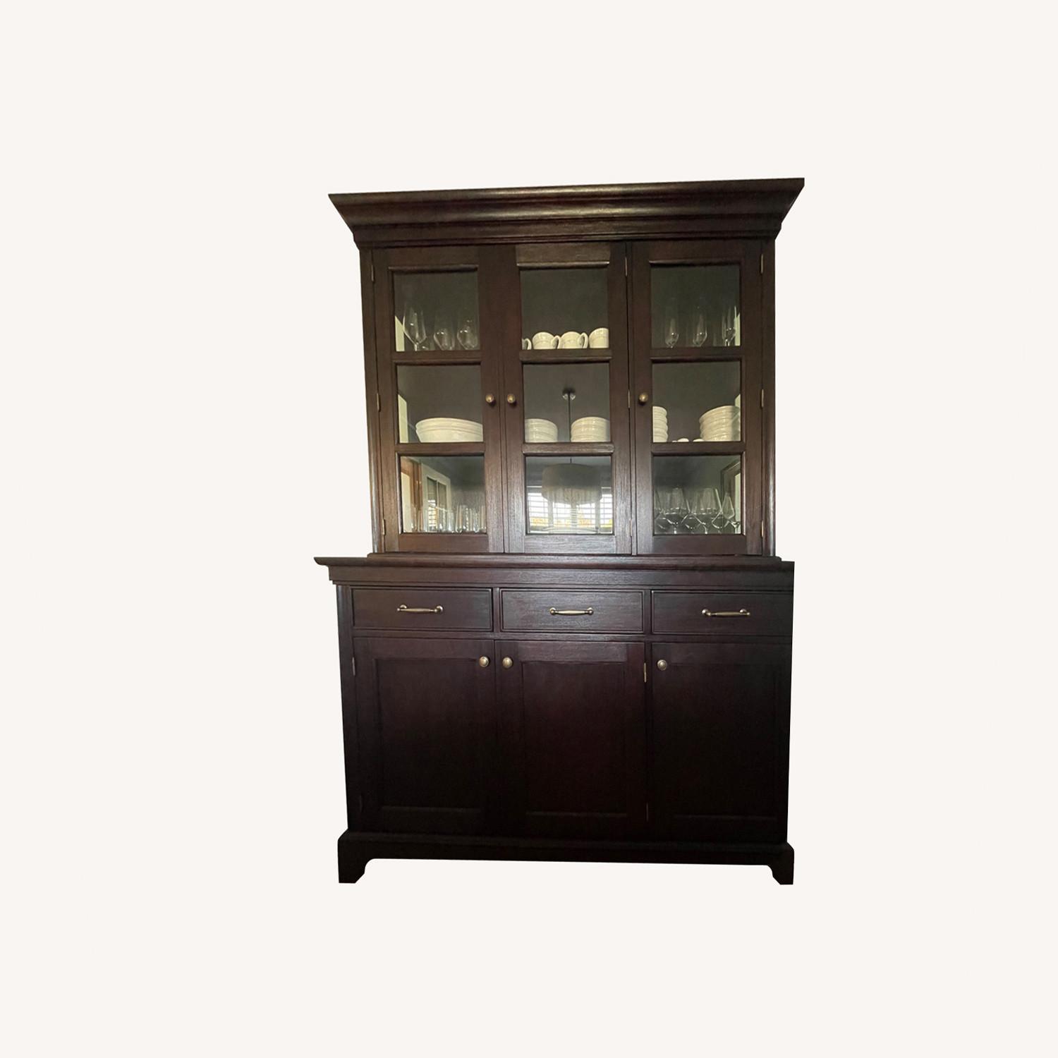 Crate & Barrel Winnetka Buffet with Hutch - AptDeco