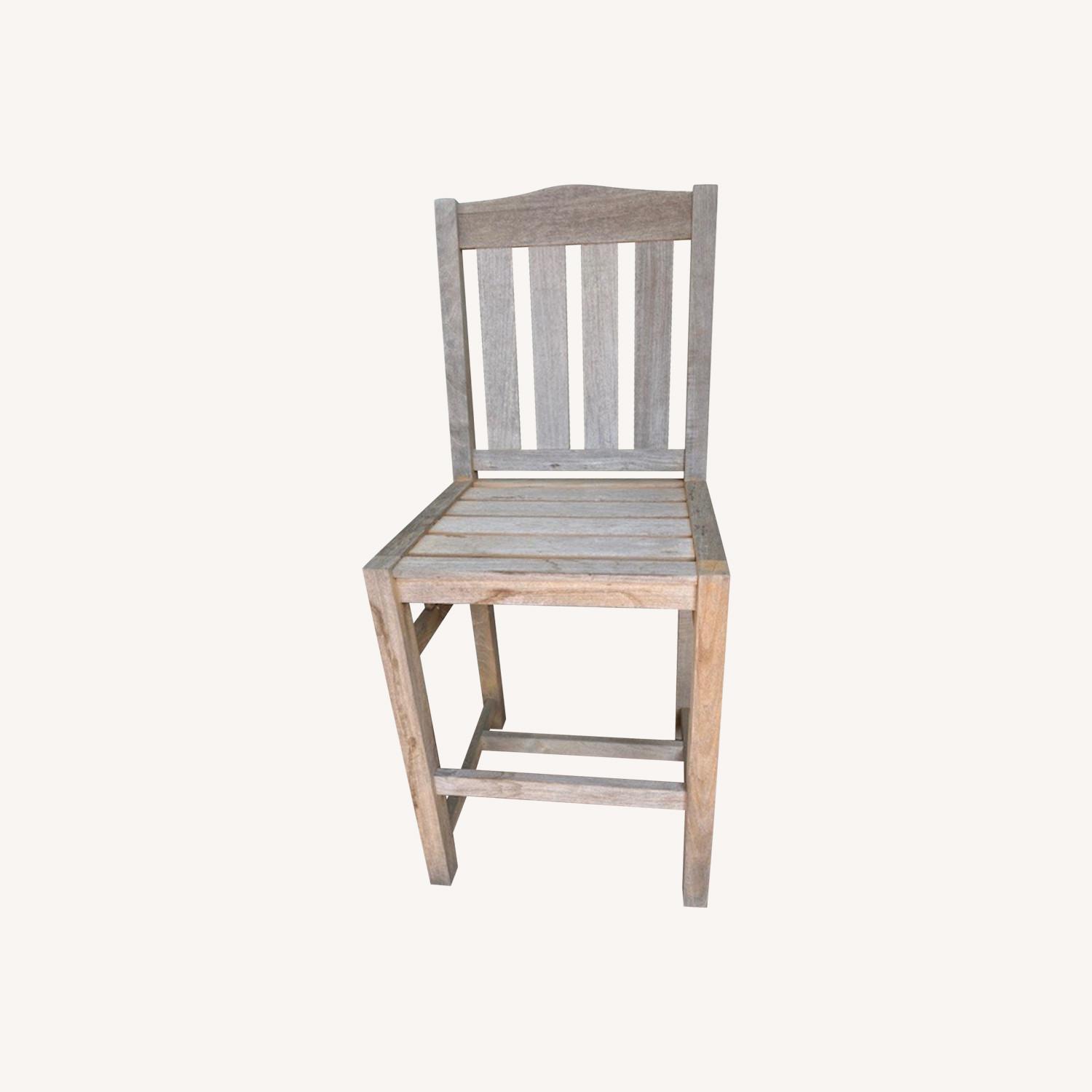 Brown Jordan Mission Teak Patio Set 1990s AptDeco