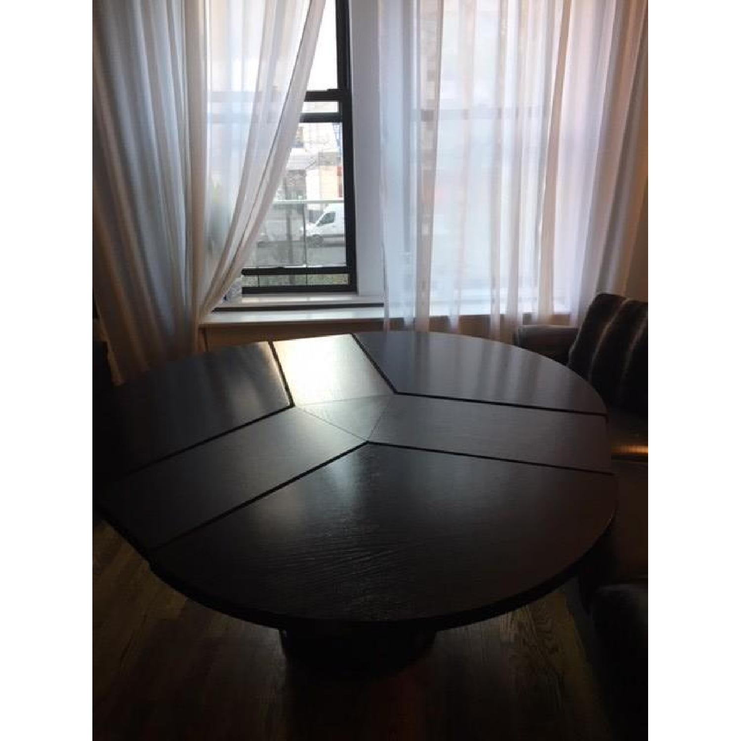 Maurice Villency Expandable Round Dining Table - AptDeco