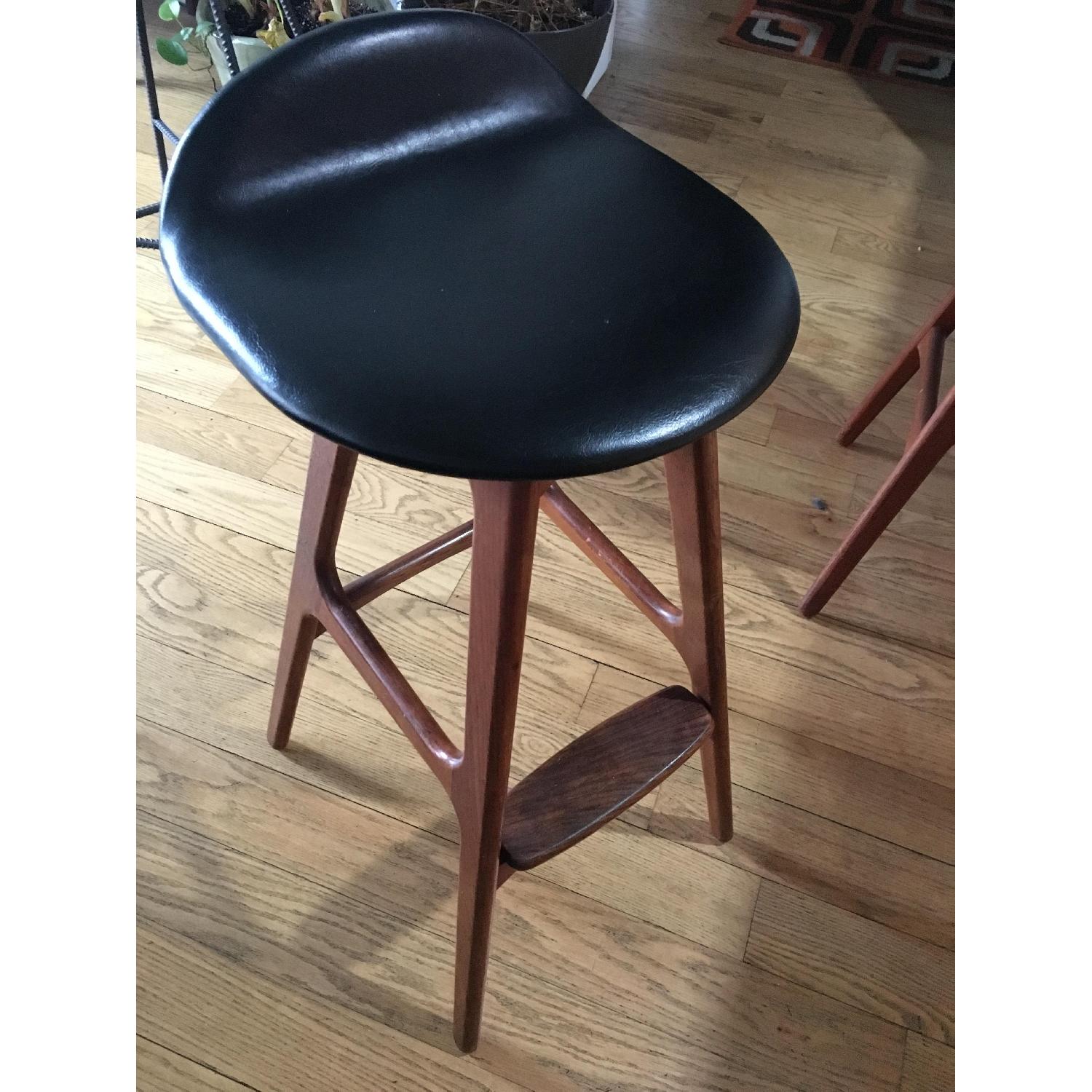 Eric Buck Danish Modern Bar Stools - AptDeco