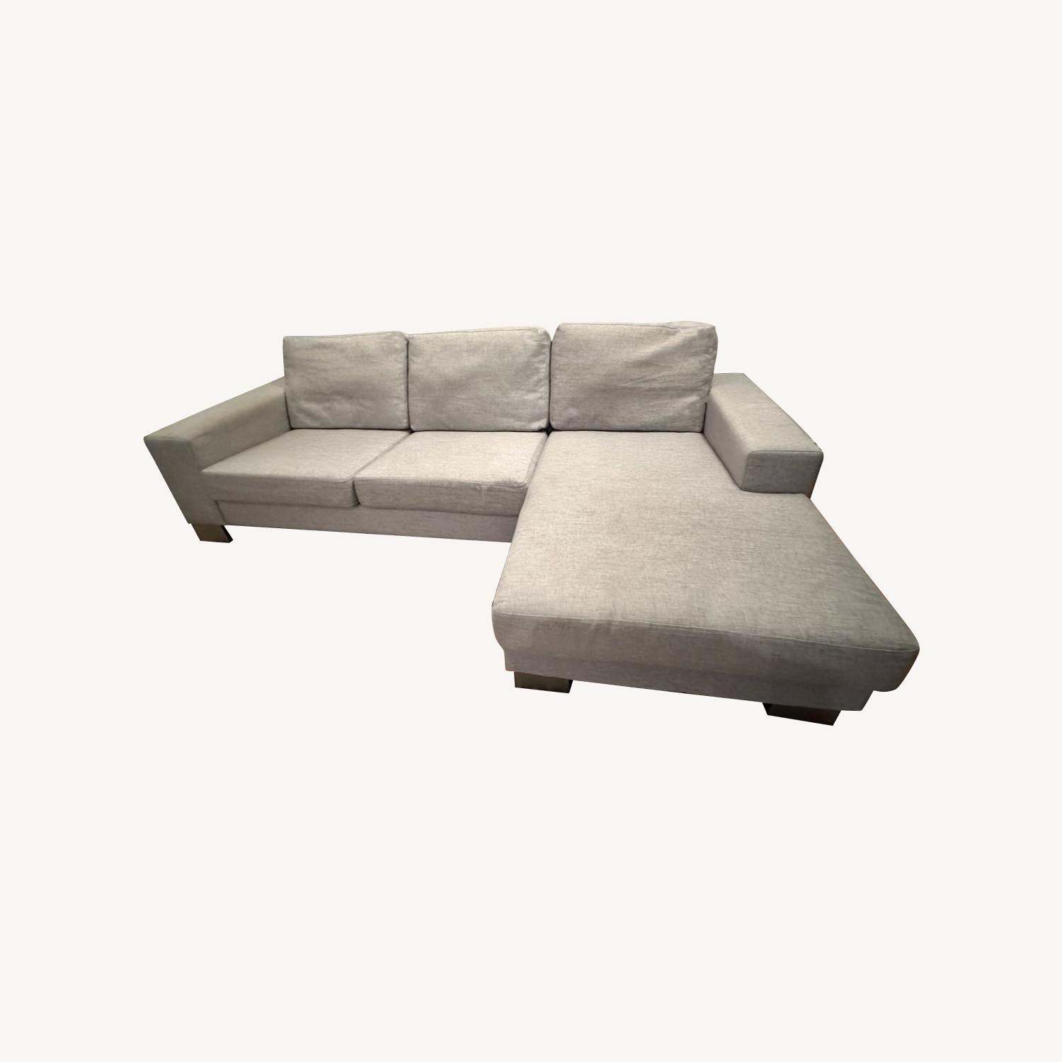 BoConcept Light Gray Sectional - AptDeco