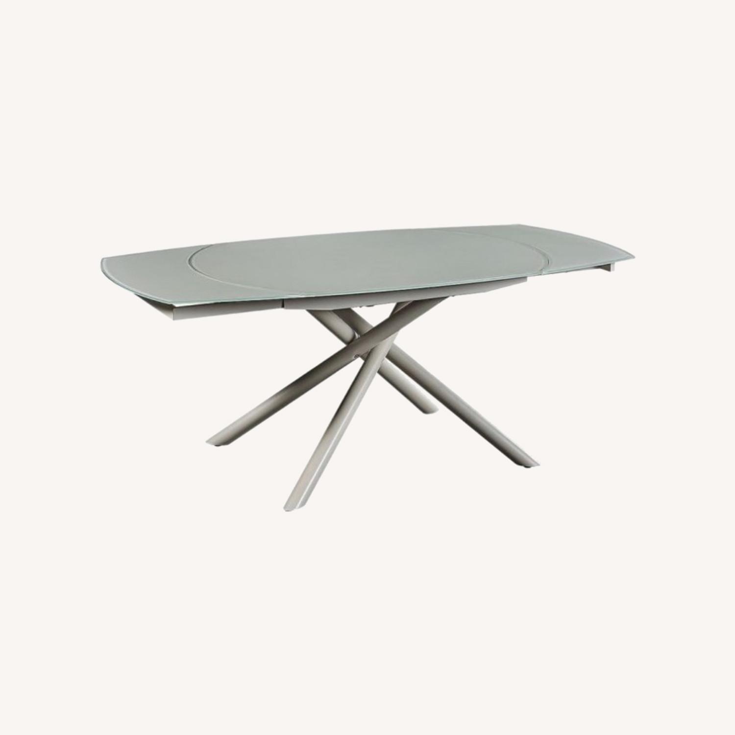 Modani Extendable Dining Table Gray - AptDeco
