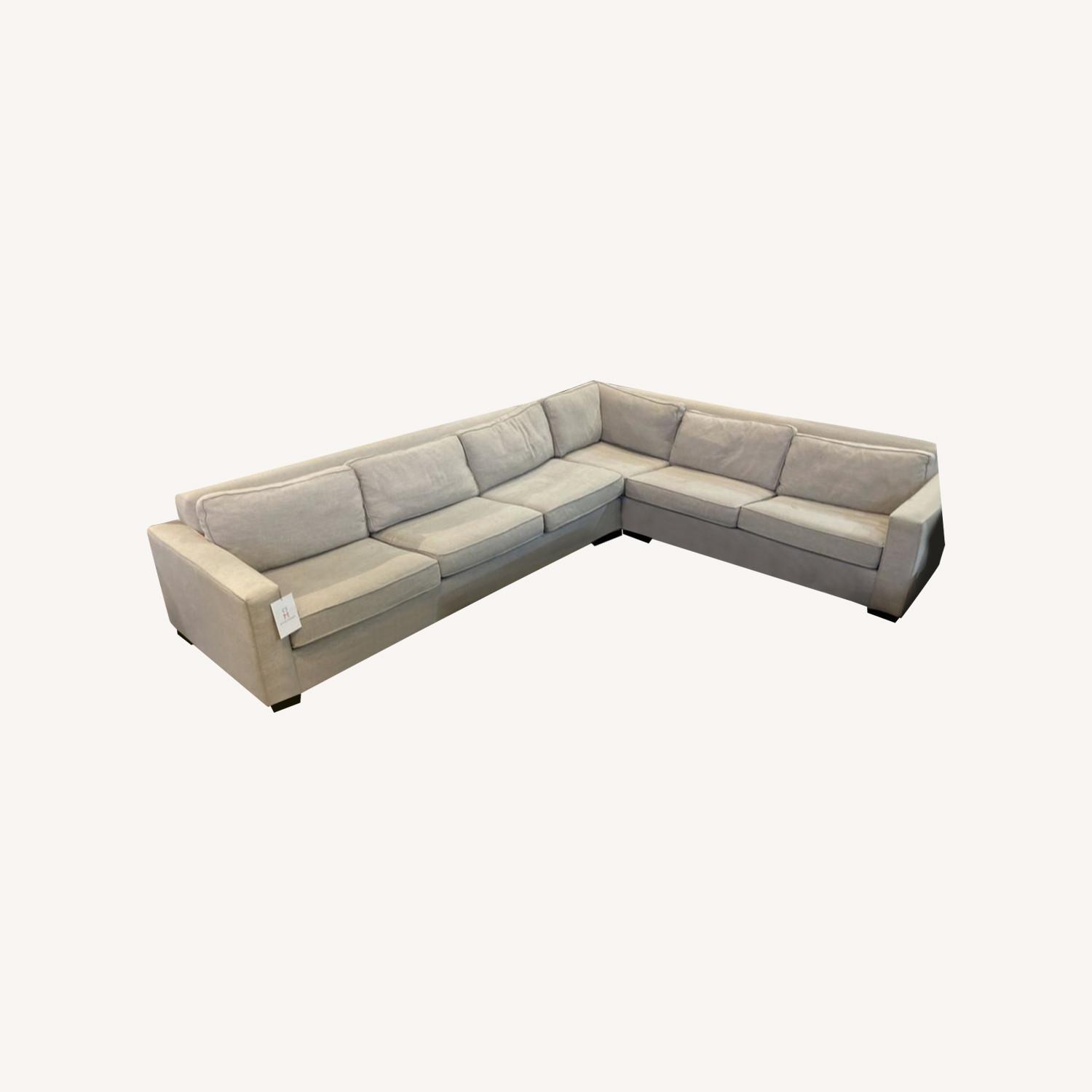 Mitchell Gold + Bob Williams Keaton 2 Piece Sectional Beige - AptDeco