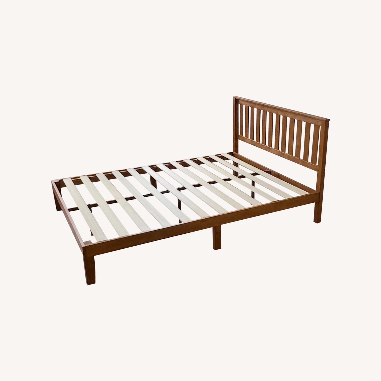 Sawiris Solid Wood Slat Bed - AptDeco