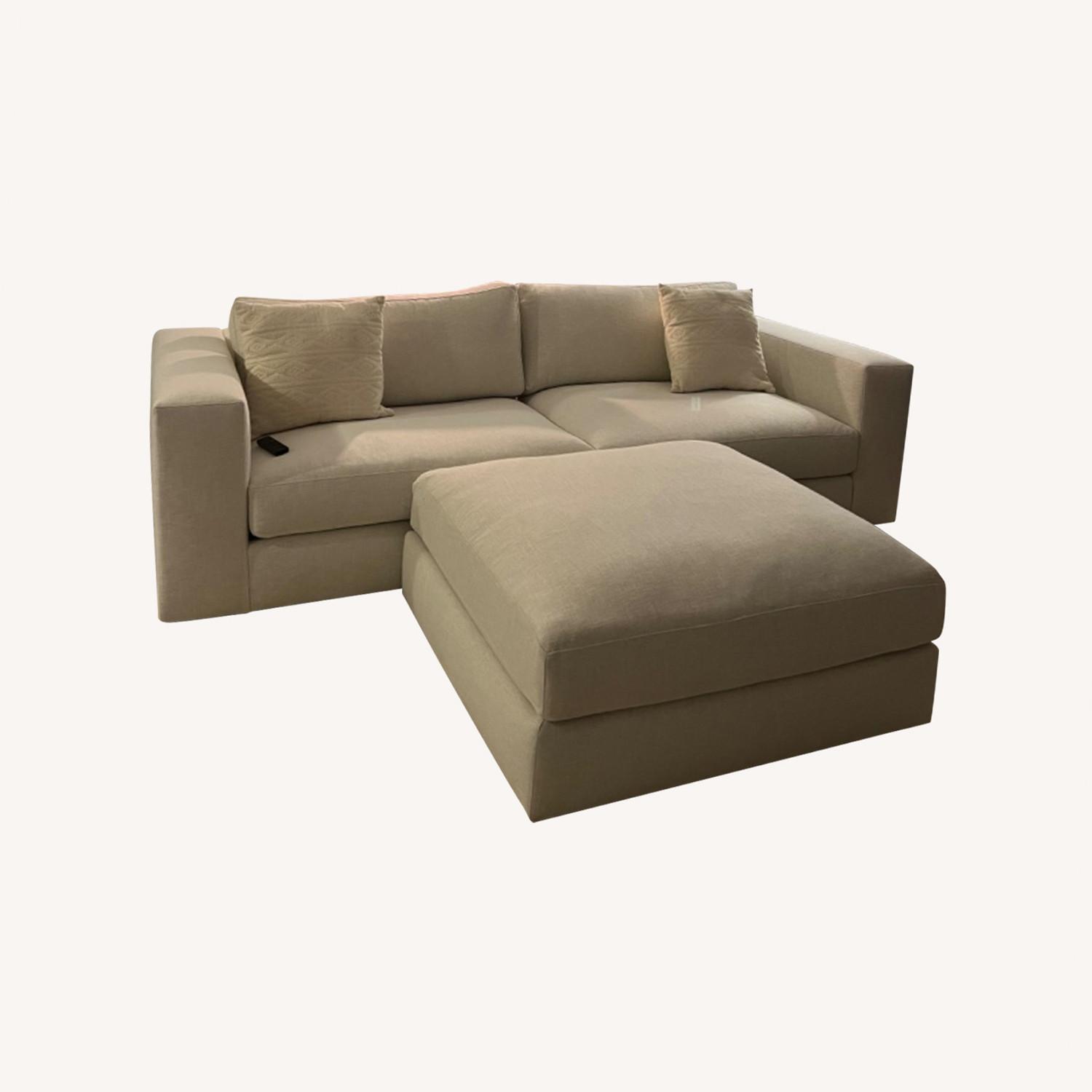 Crate & Barrel Oceanside Low Modular Sofa - AptDeco