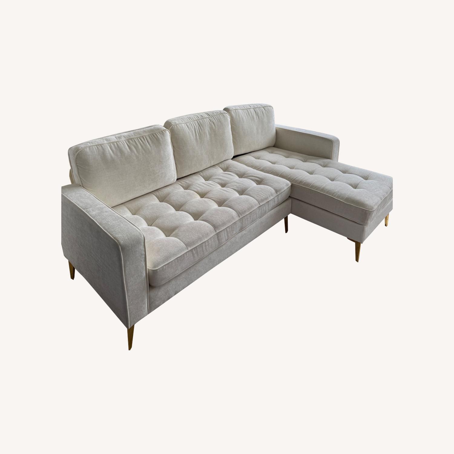 Beige Sectional - AptDeco