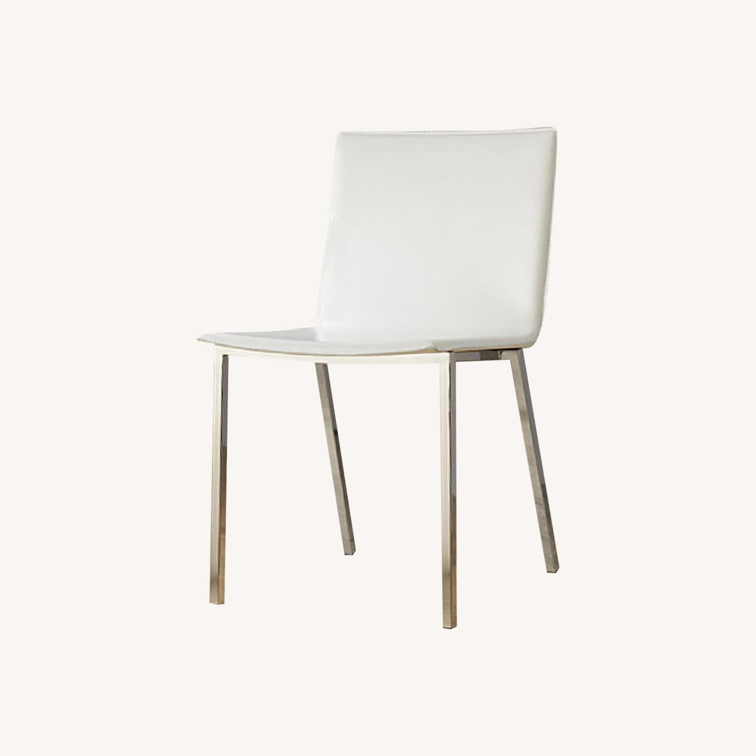 CB2 Phoenix Ivory Chairs - AptDeco