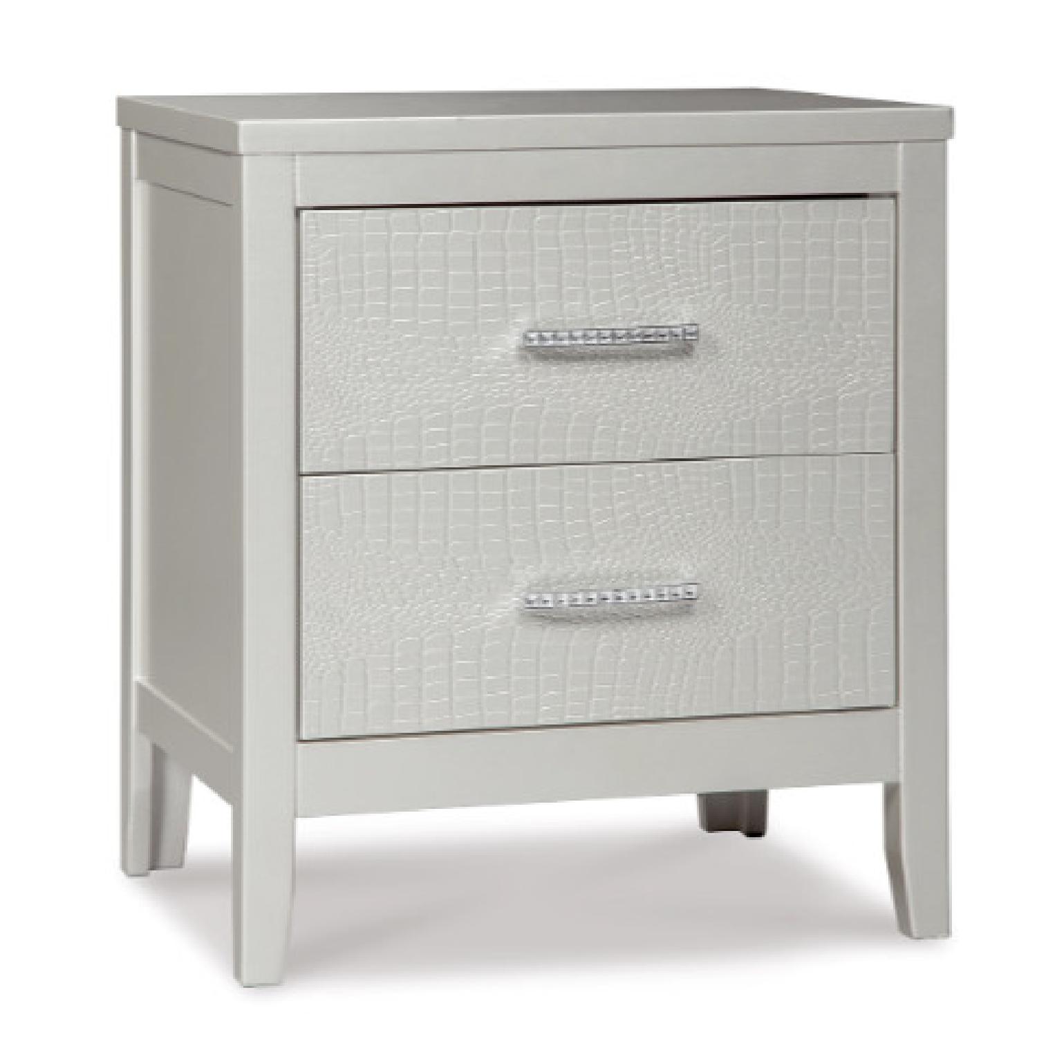 Ashley Olivet Silver Nighstands - AptDeco
