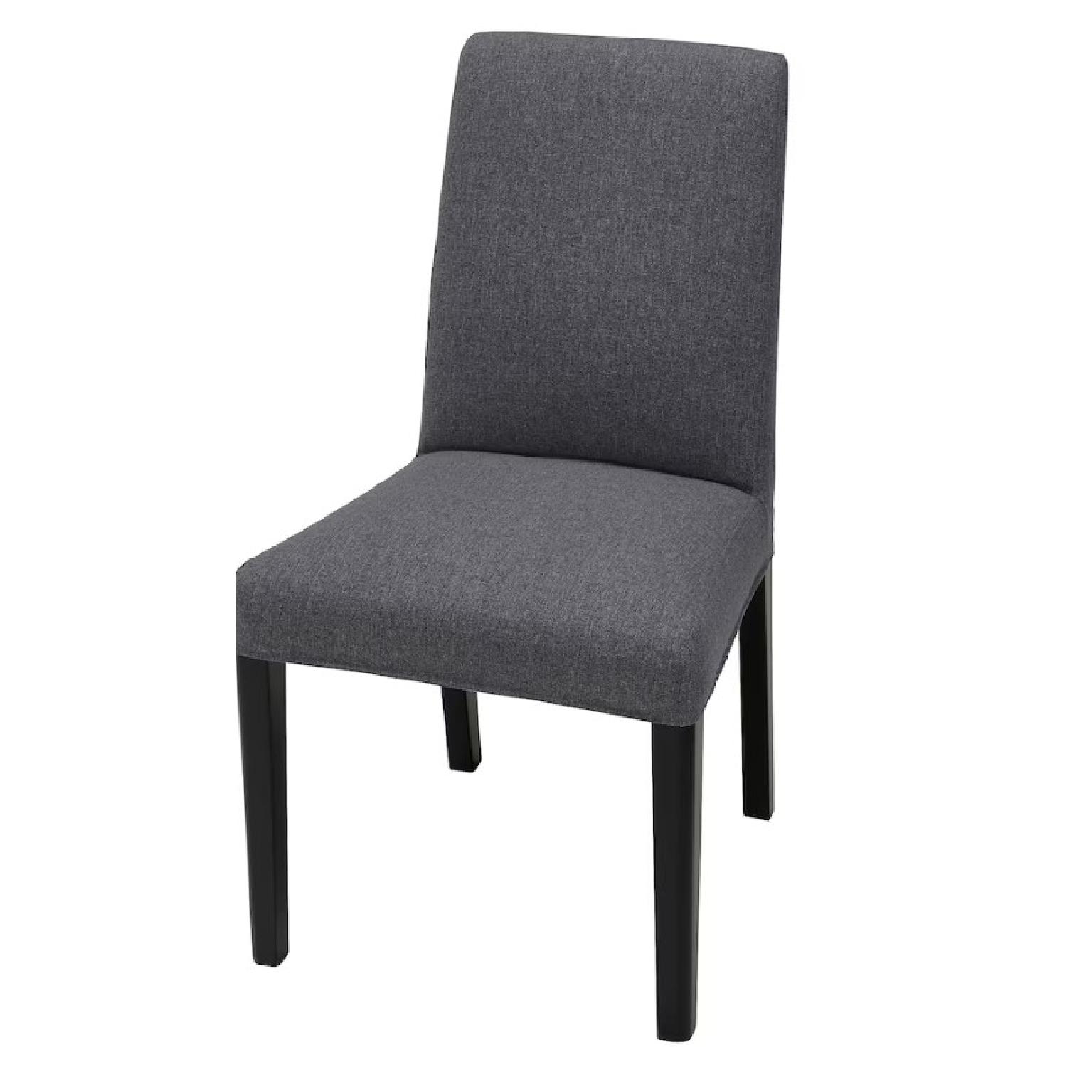 IKEA BERGMUND Chairs Dark Gray X3 - AptDeco