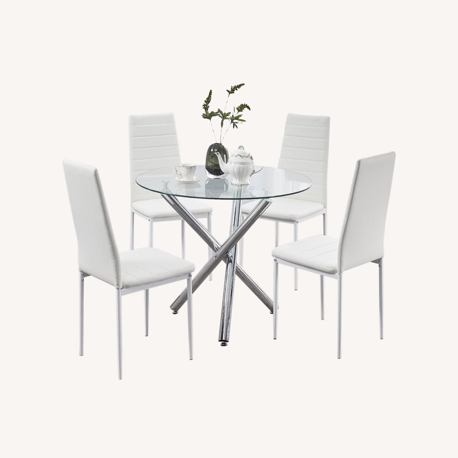 Dining Table with 4 Chairs - AptDeco