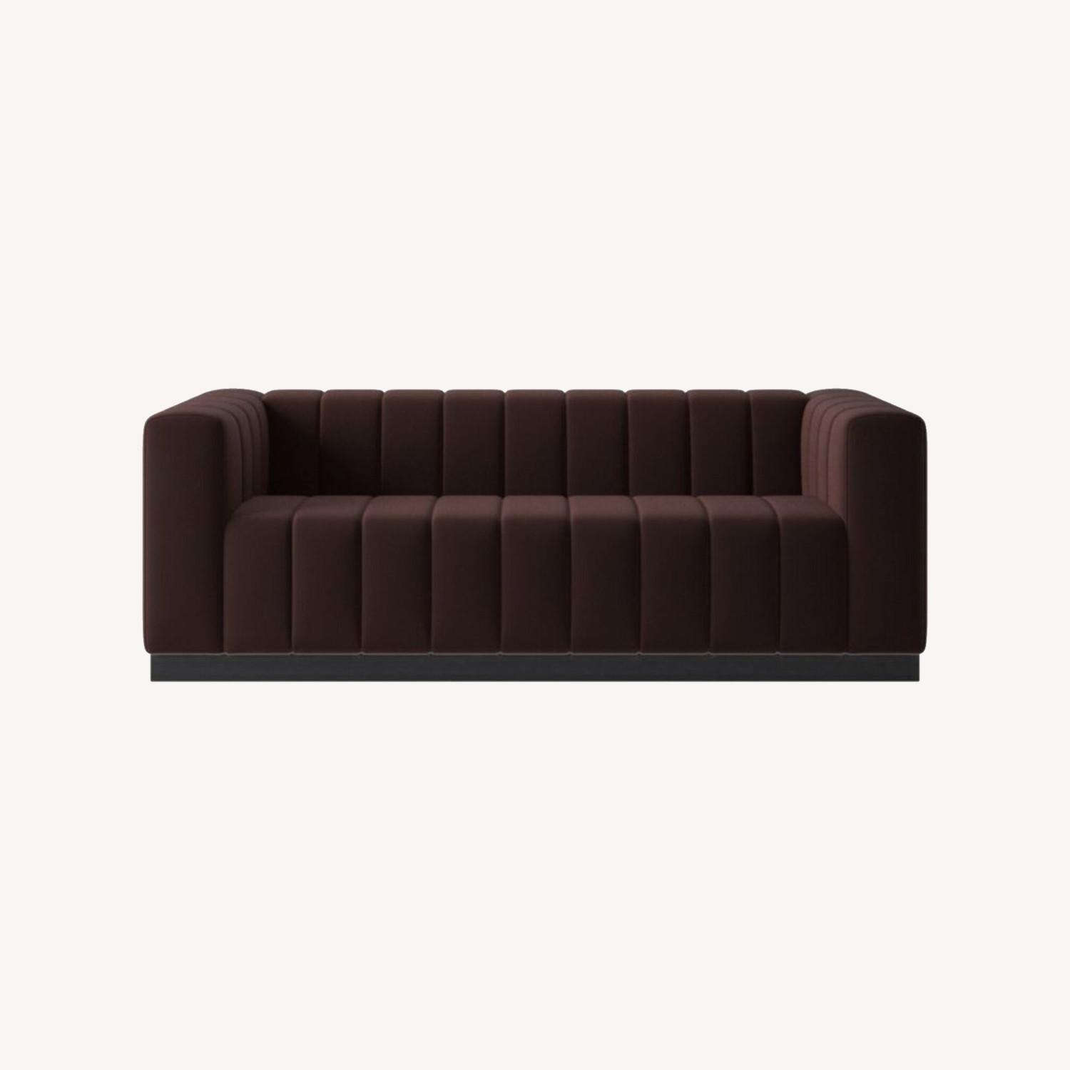 CB2 Forte 81" Channeled Sofa - AptDeco