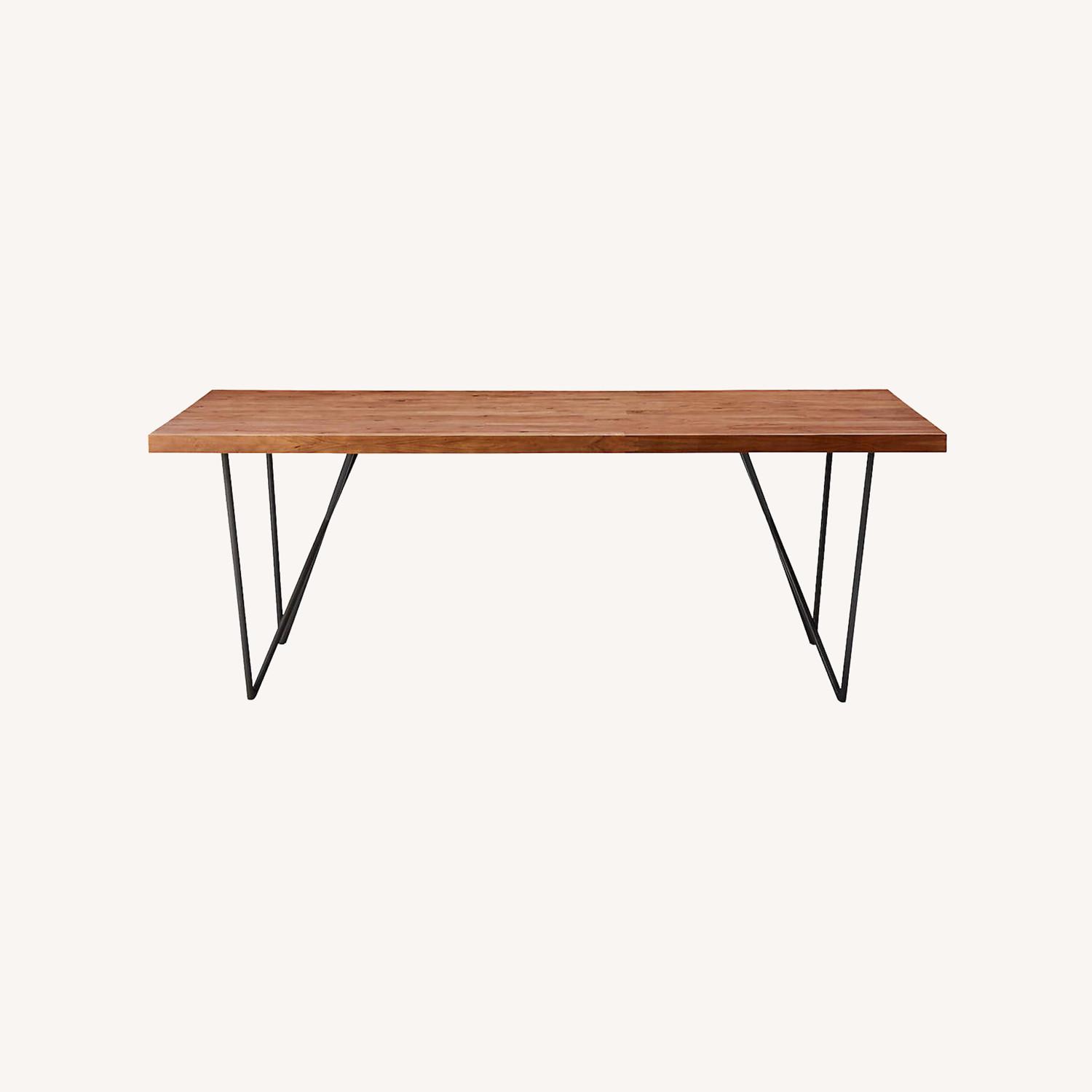CB2 Dylan Dining Table with Bench - AptDeco