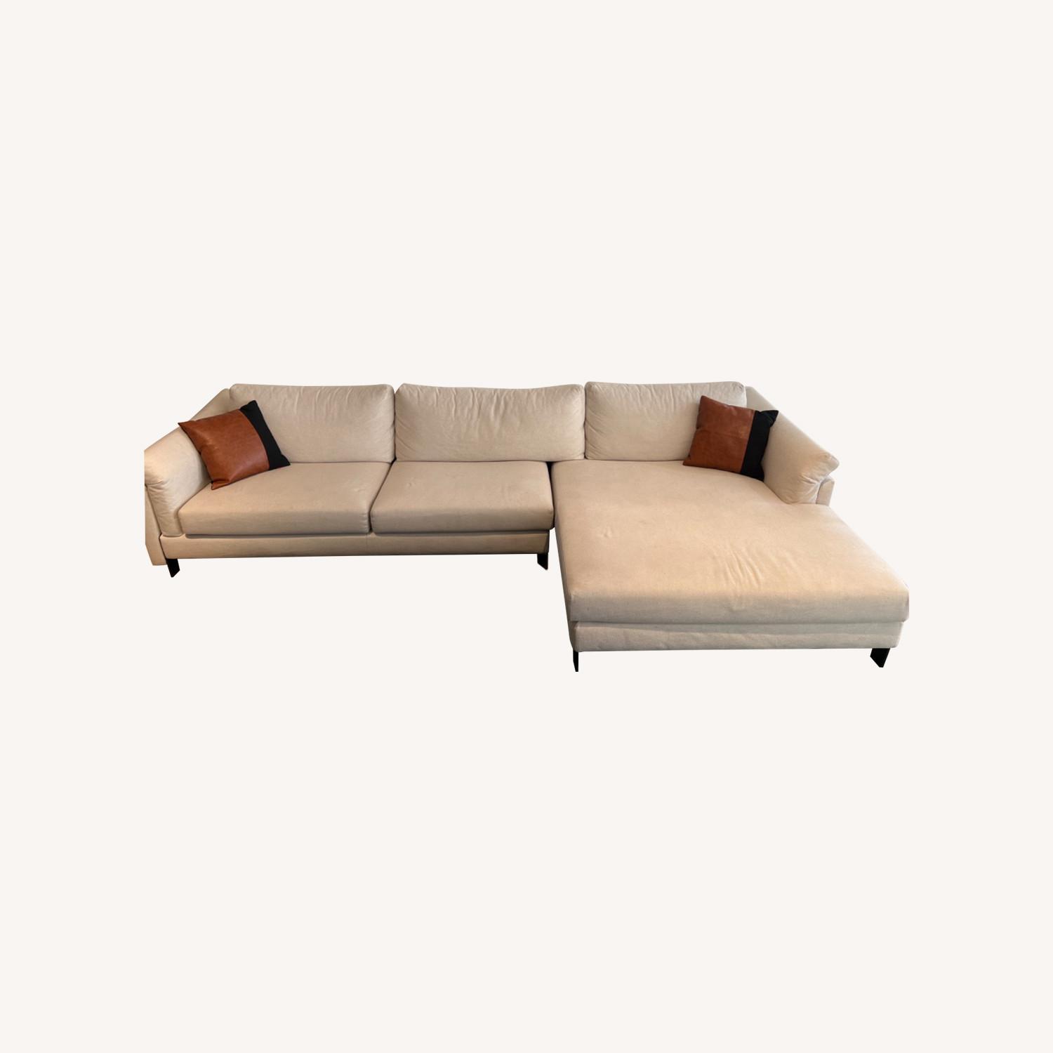 Calligaris Meridien Sectional W Chaise Lounge - AptDeco