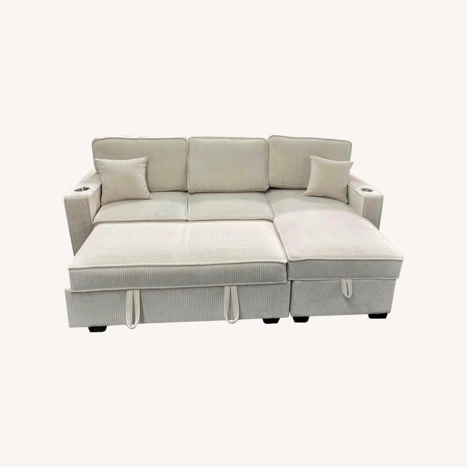 Customized Beige Sofa Chair - AptDeco