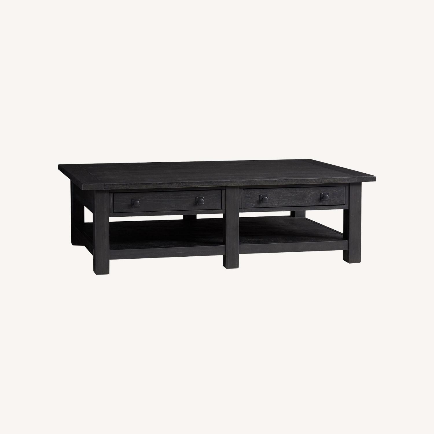 Pottery Barn Benchwright Rectangular Grand Coffee Table - AptDeco