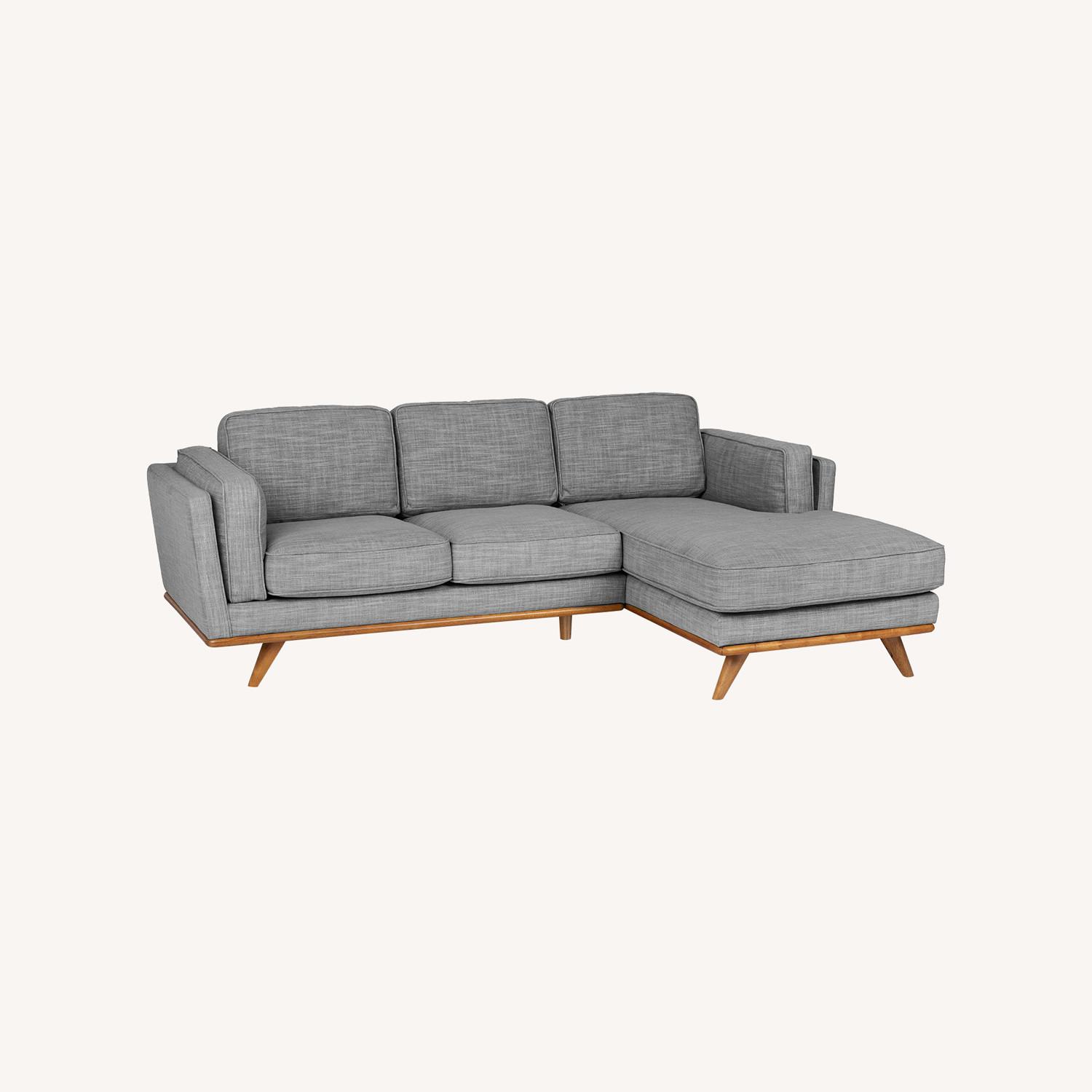 Article Timber Right Sectional Sofa - AptDeco