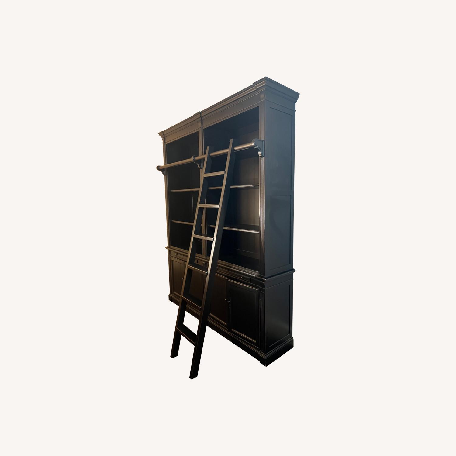Arhaus Athens Bookcase with Ladder - AptDeco