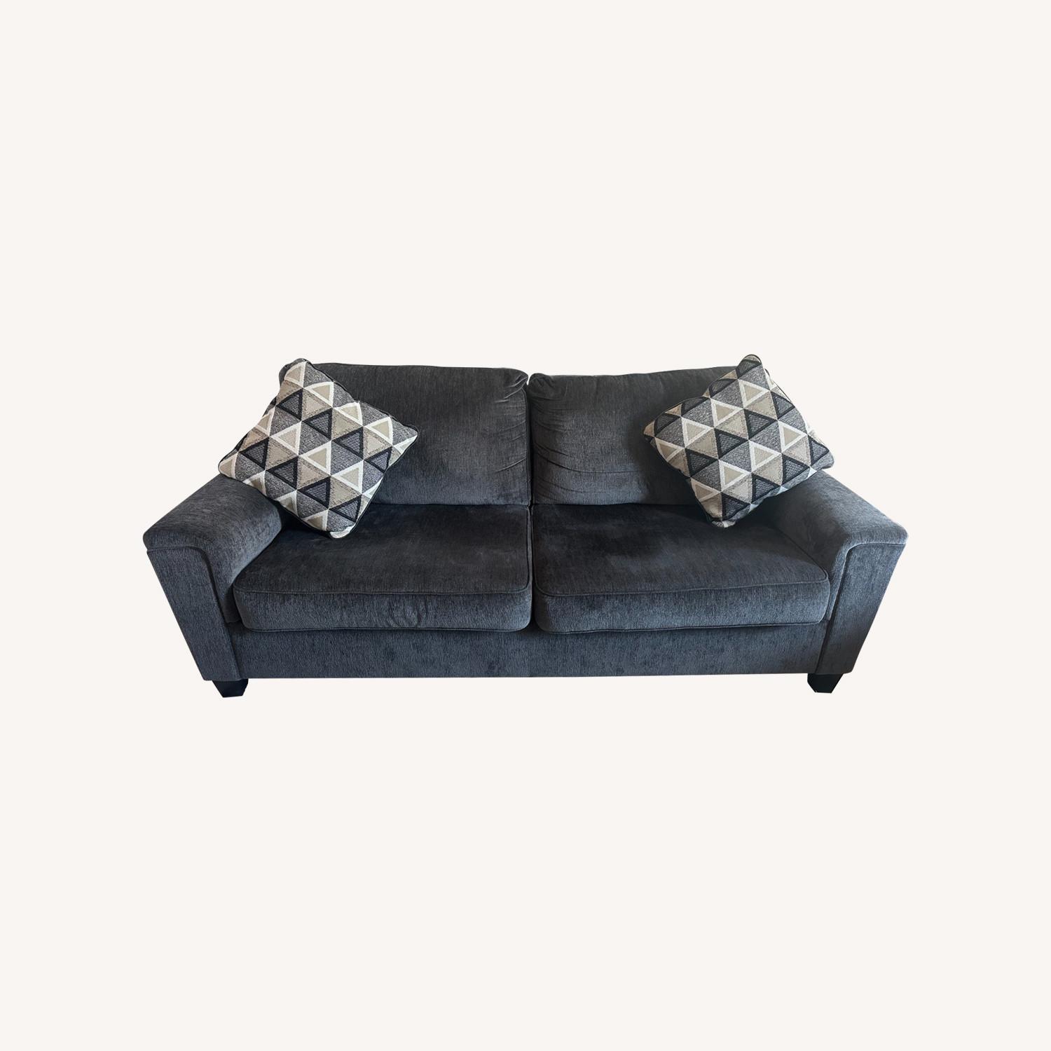 Ashley Furniture Dark Gray Abinger Sofa - AptDeco