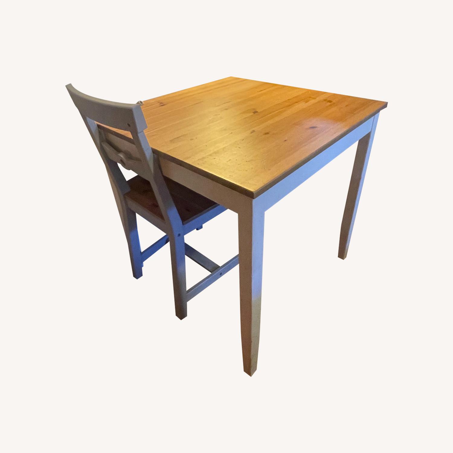 IKEA Lerhamn Square Dining Table Set - AptDeco