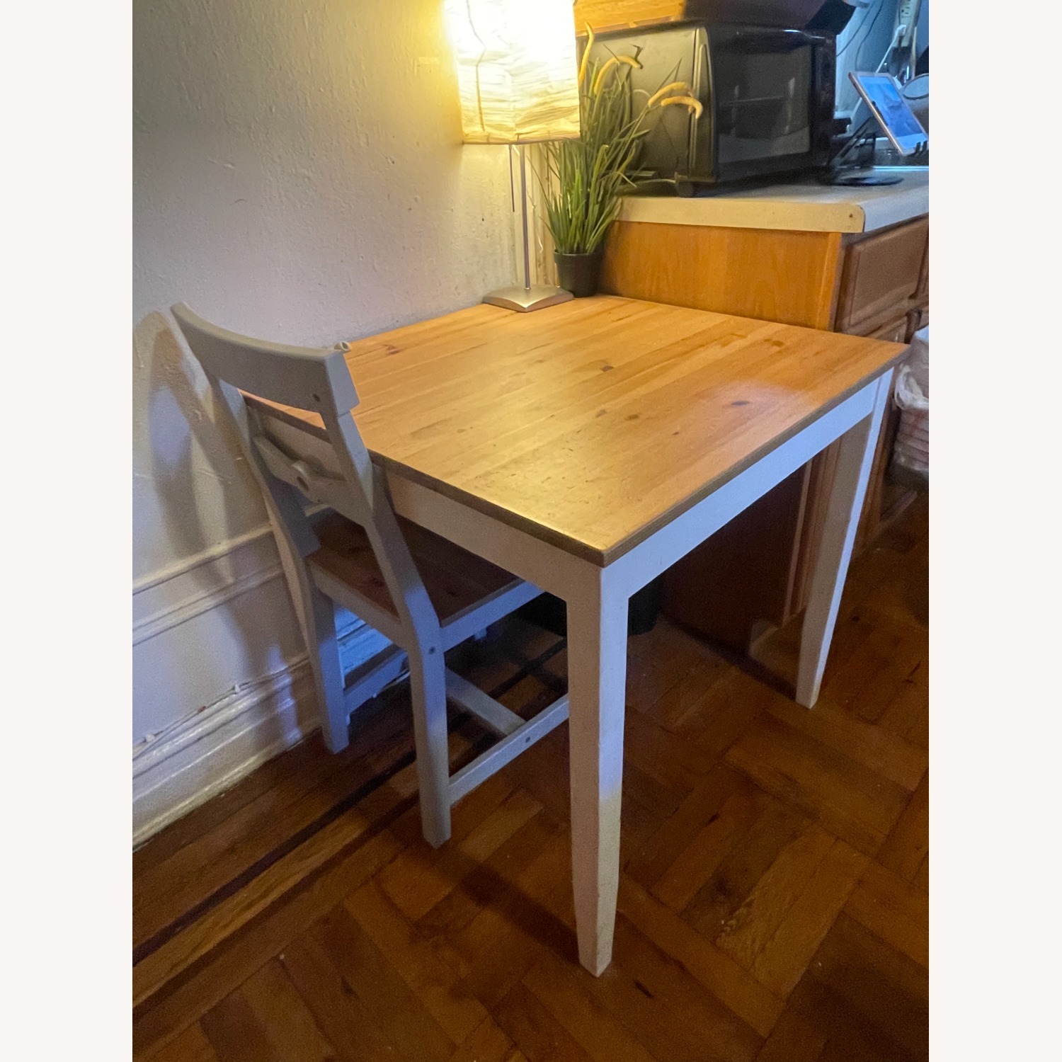 IKEA Lerhamn Square Dining Table Set - AptDeco