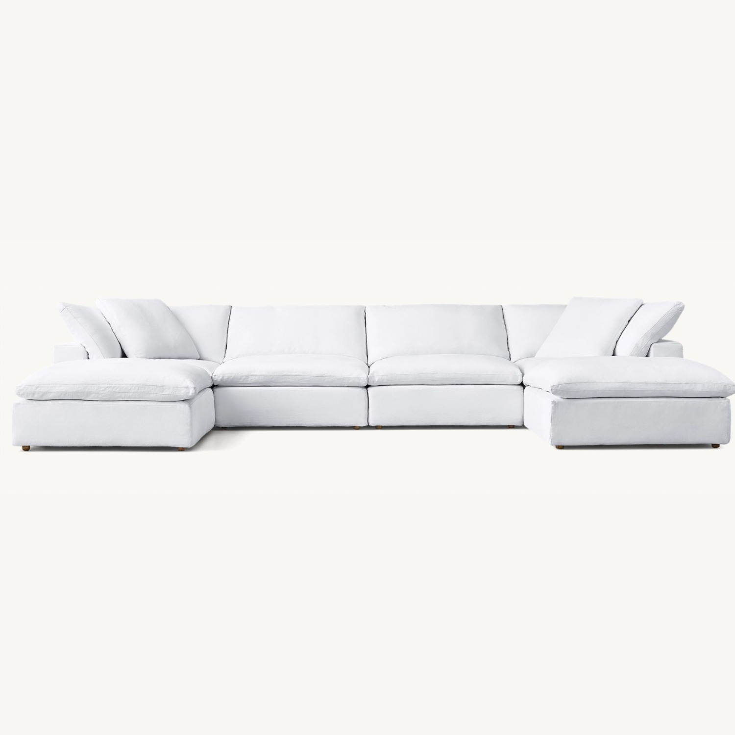 Restoration Hardware Cloud Modular 6-Piece U-Chaise Sectional - AptDeco