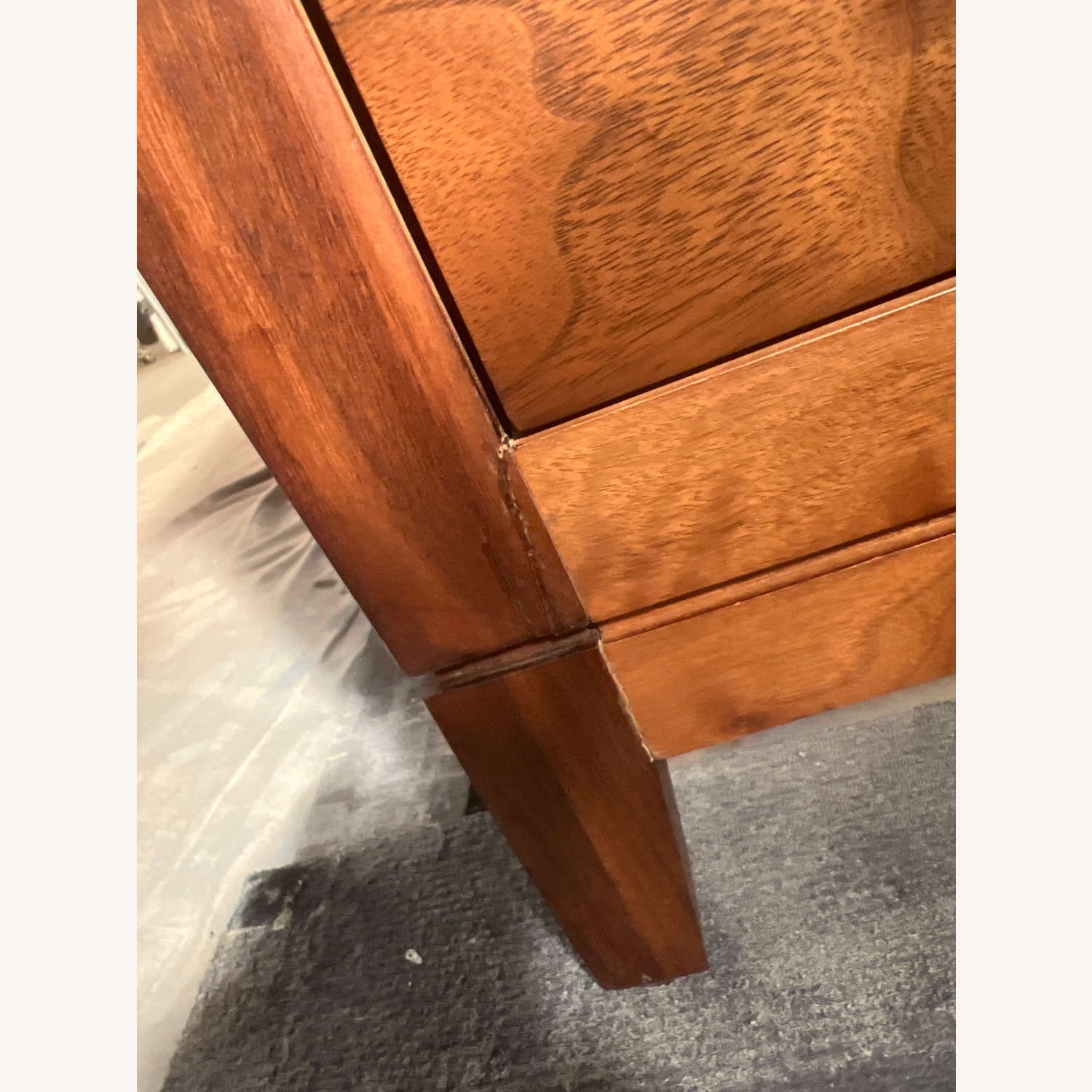 Solid Walnut Refinished Coffee Table - AptDeco