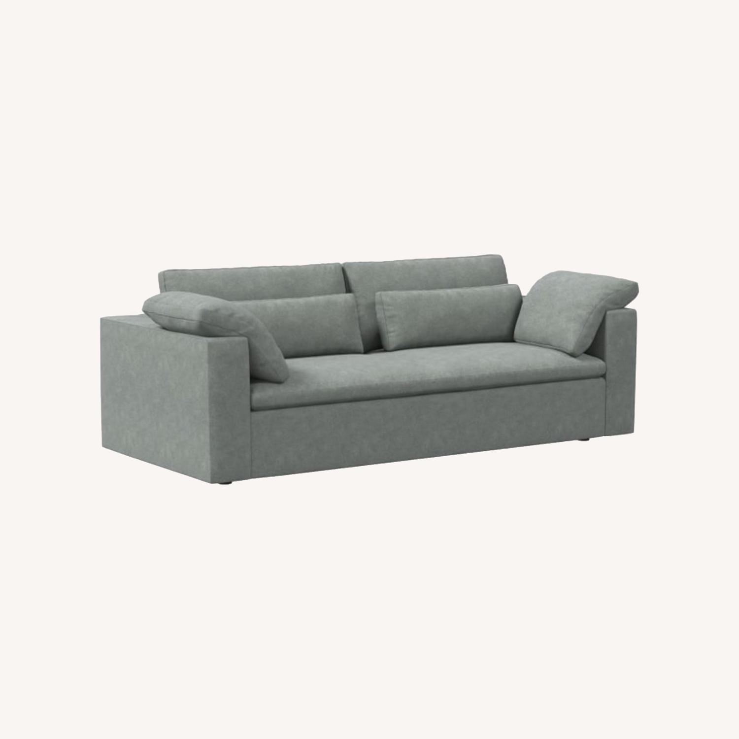 West Elm Harmony Grey Sofa - AptDeco