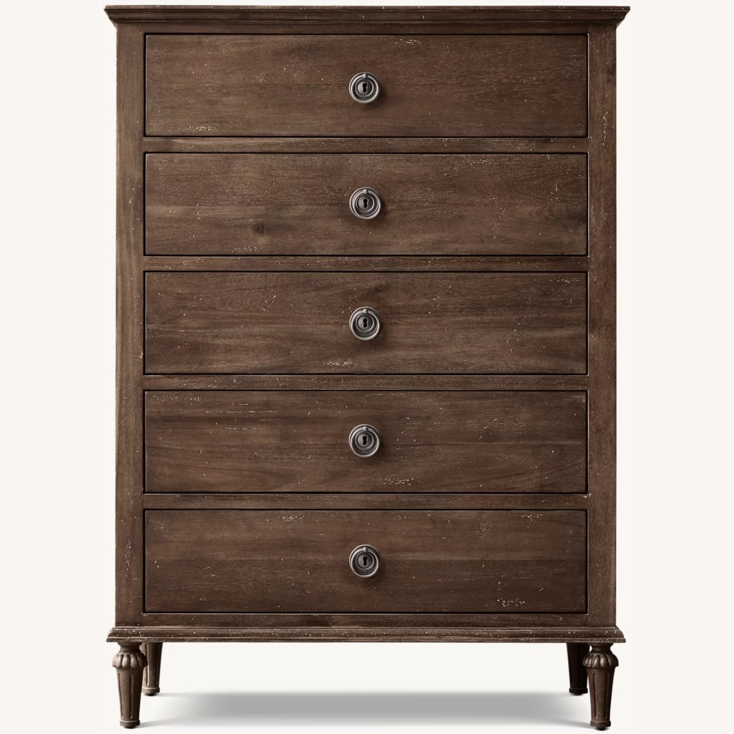 RH Maison Narrow 5 Drawer Dresser - AptDeco