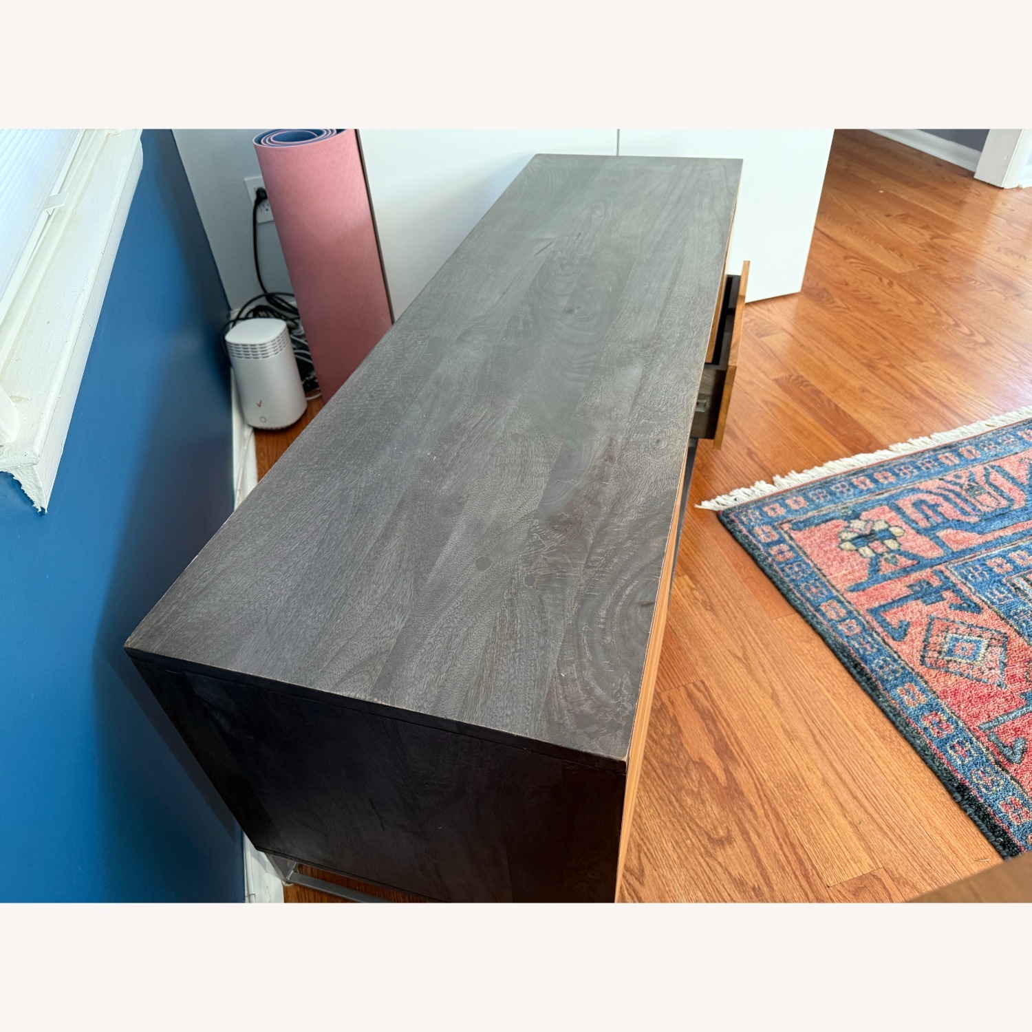 CB2 Congo Wood Media Console - AptDeco