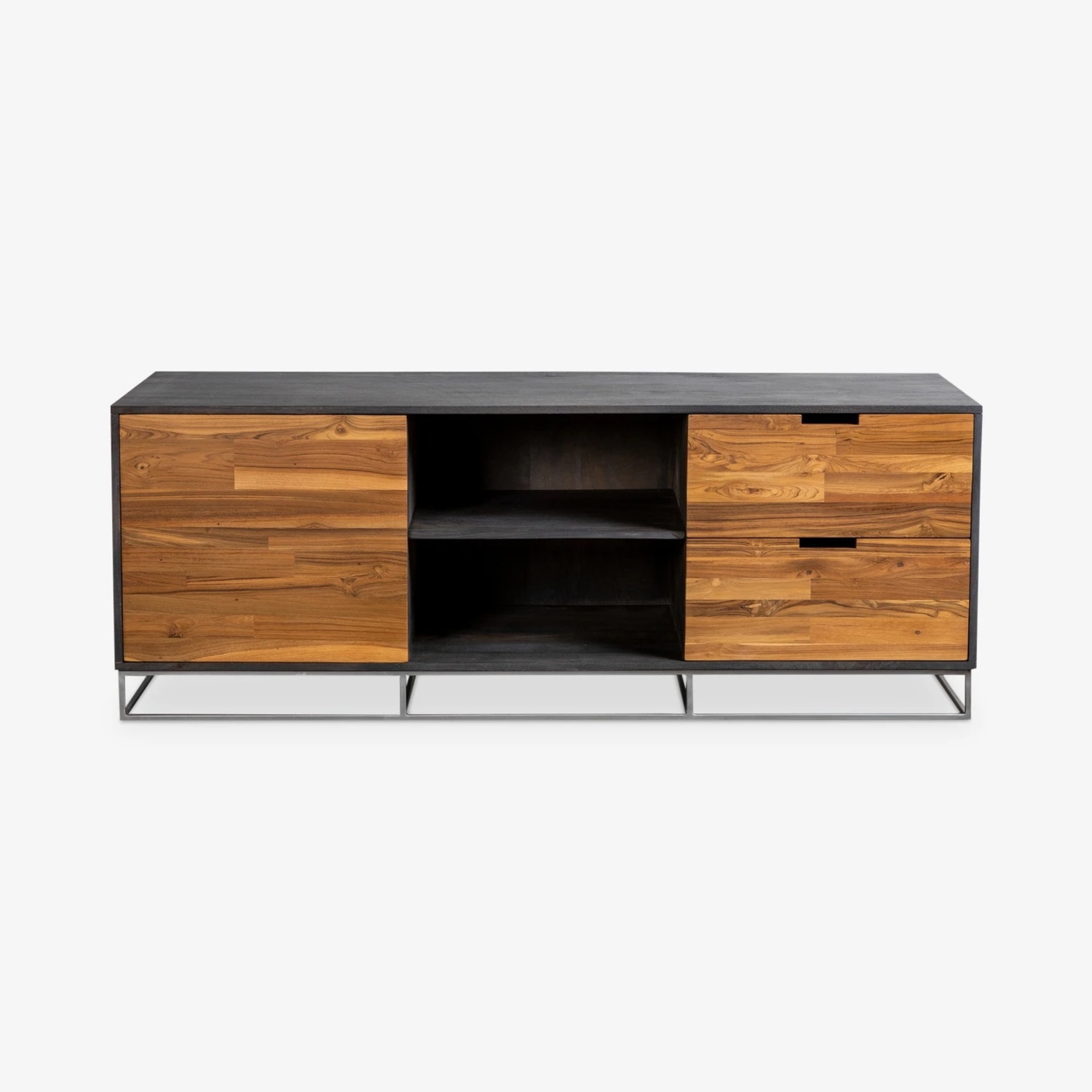 CB2 Congo Wood Media Console - AptDeco