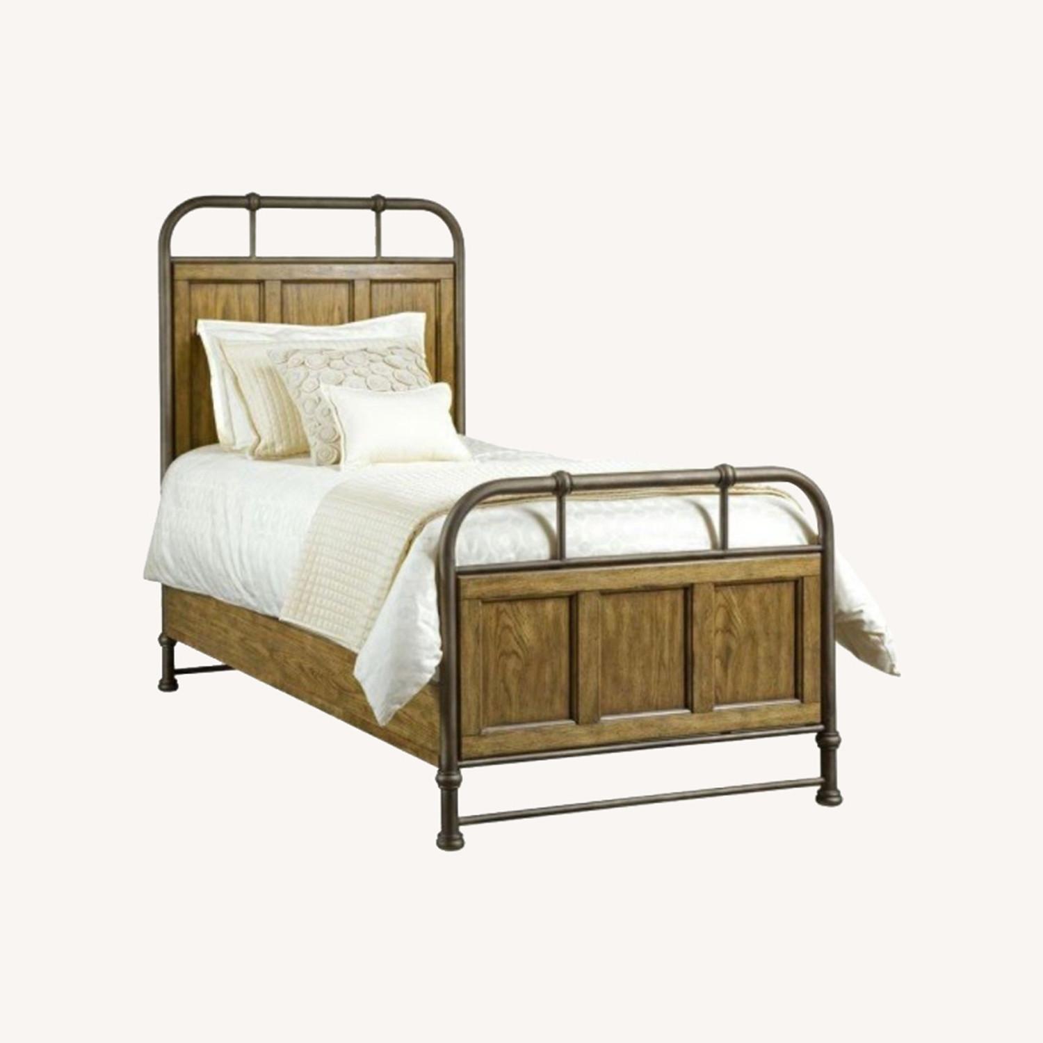 Broyhill Vintage Twin Bed Frame - AptDeco