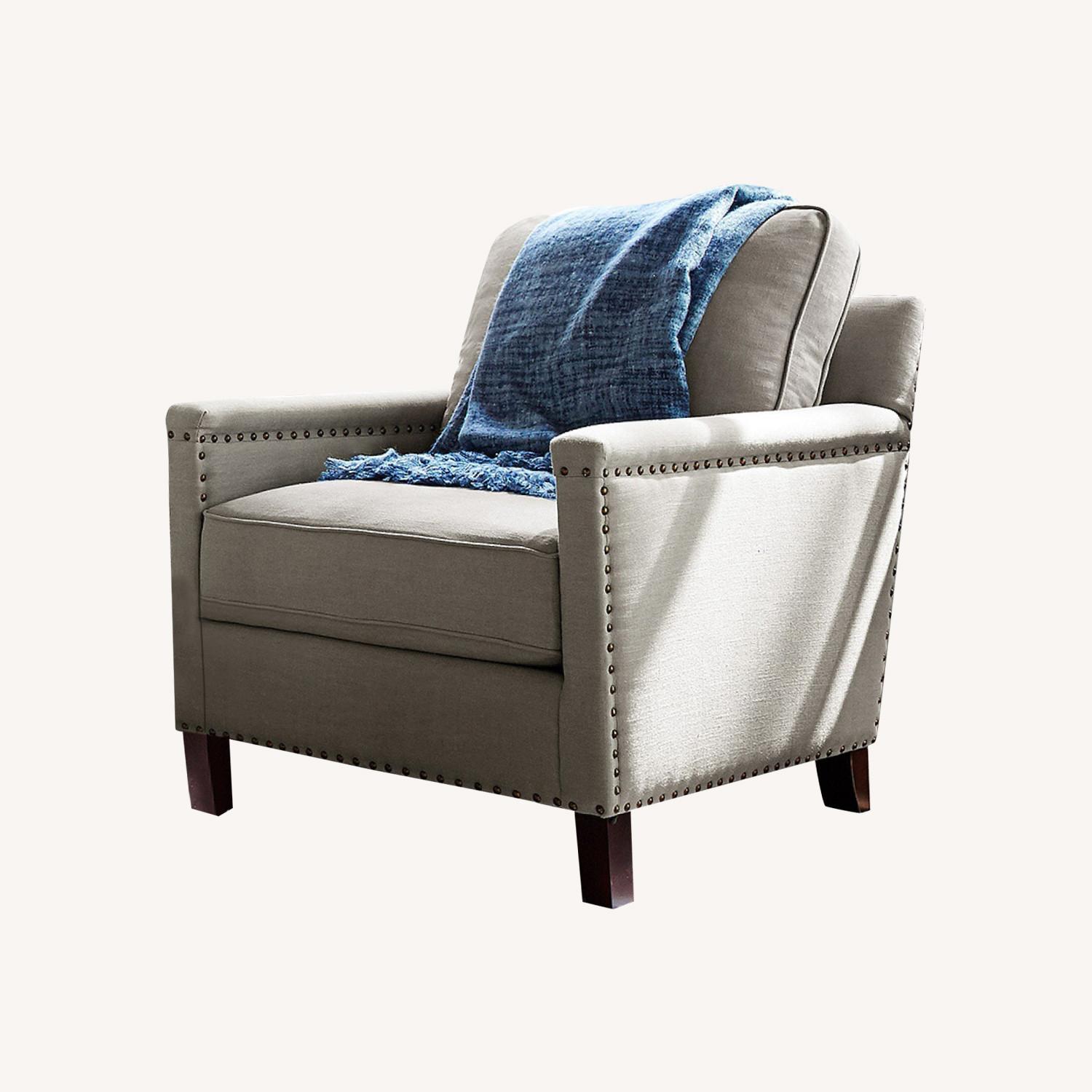 Pottery Barn Tyler Square Arm Chair - AptDeco
