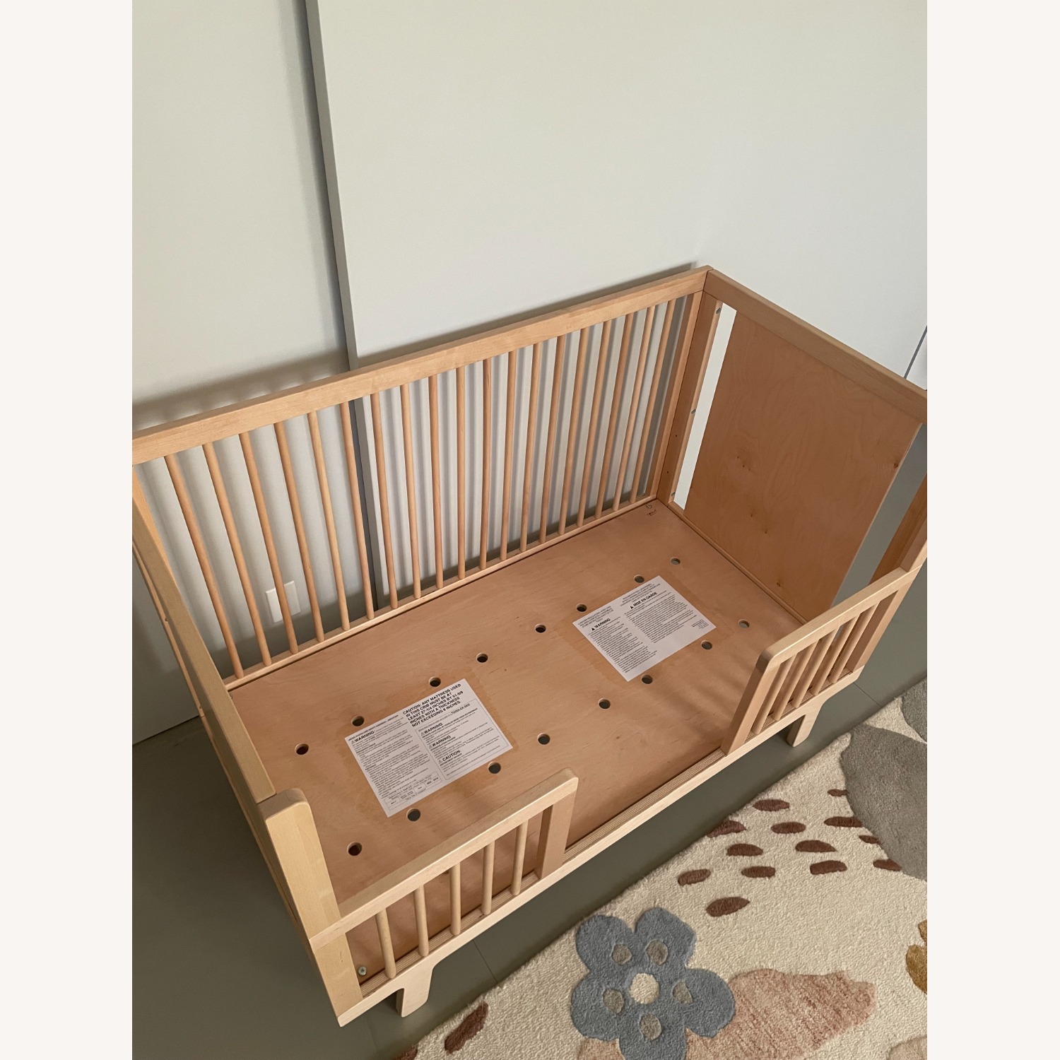 Oeuf Sparrow Crib with Toddler Bed Conversion Kit - AptDeco