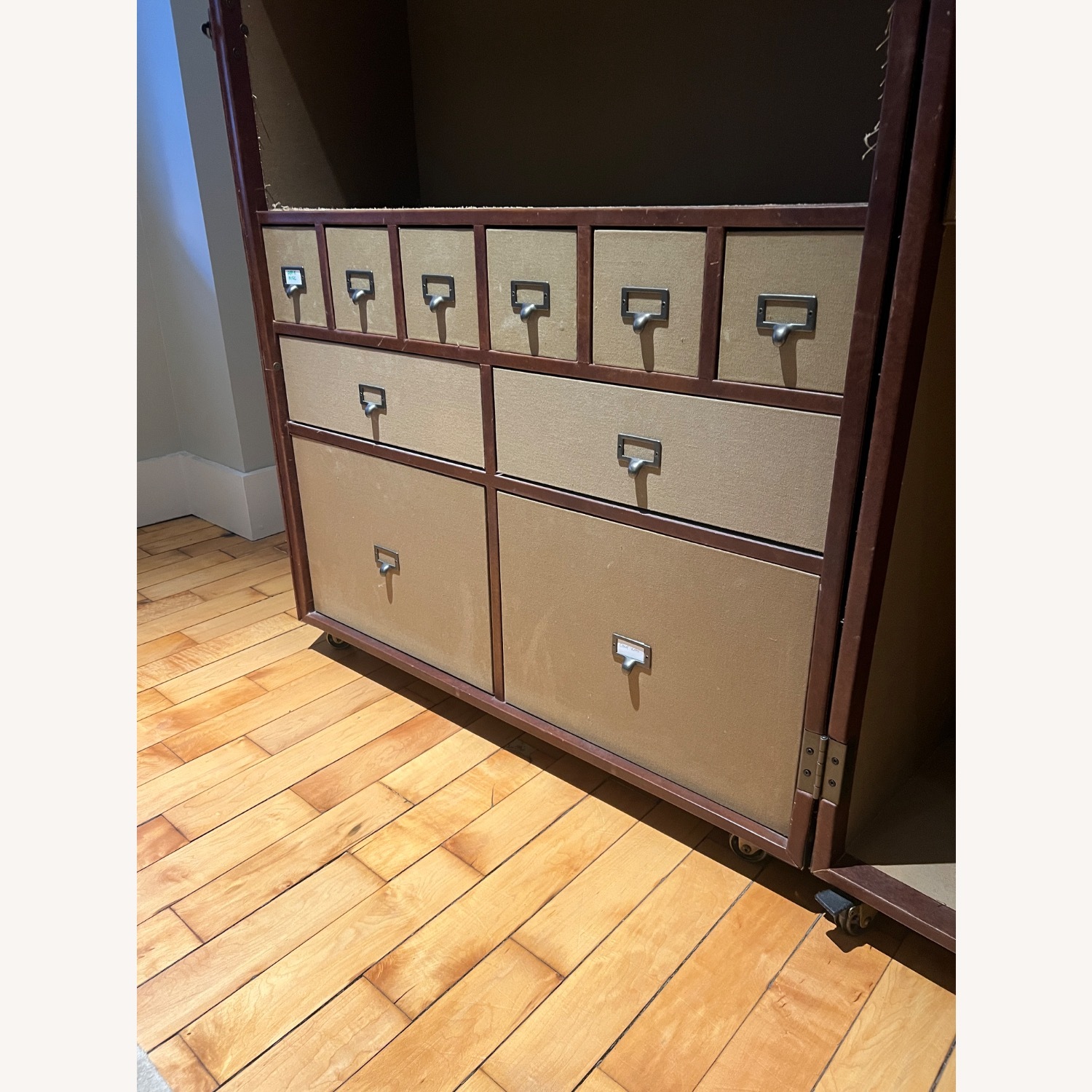 Restoration Hardware Mayfair Steamer Trunk Secretary Desk - AptDeco