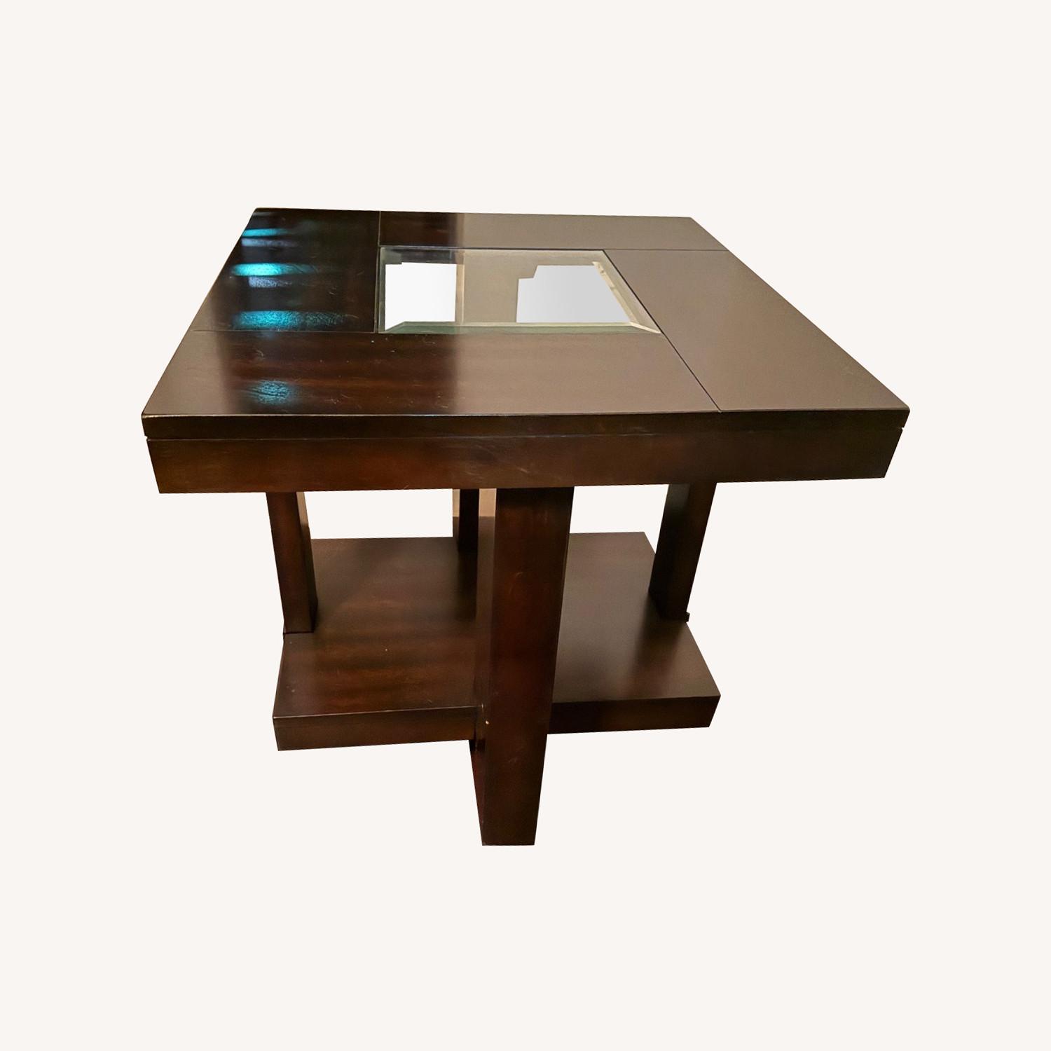 Lochlin Walnut End Table - AptDeco