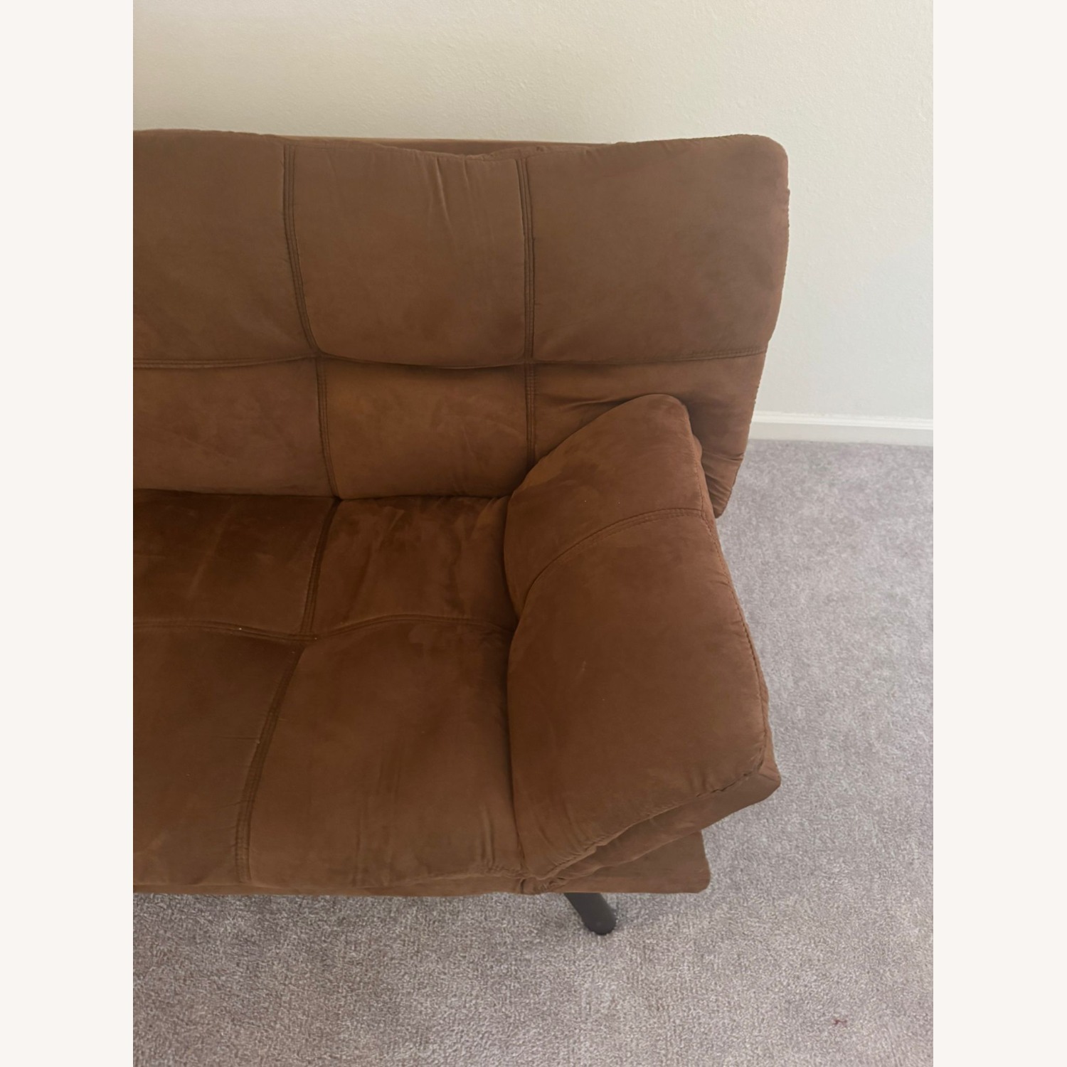 Mainstays Memory Foam Futon Convertible to Bed - AptDeco