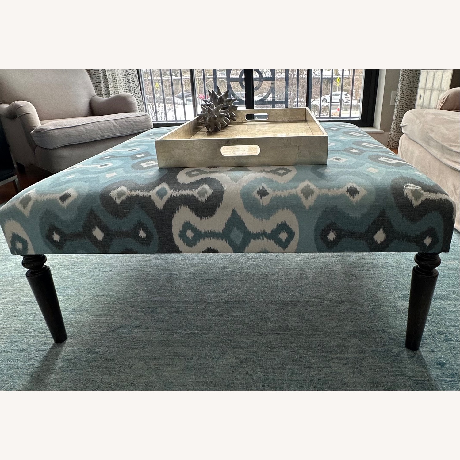 Custom Ottoman - AptDeco
