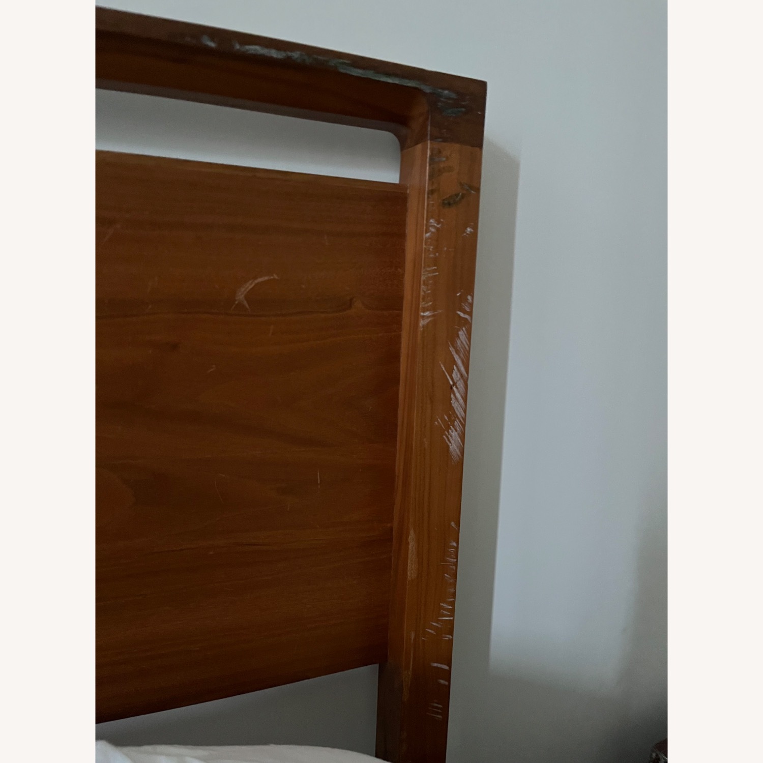 Design Within Reach Matera Queen Walnut Bed with 6 Drawers - AptDeco