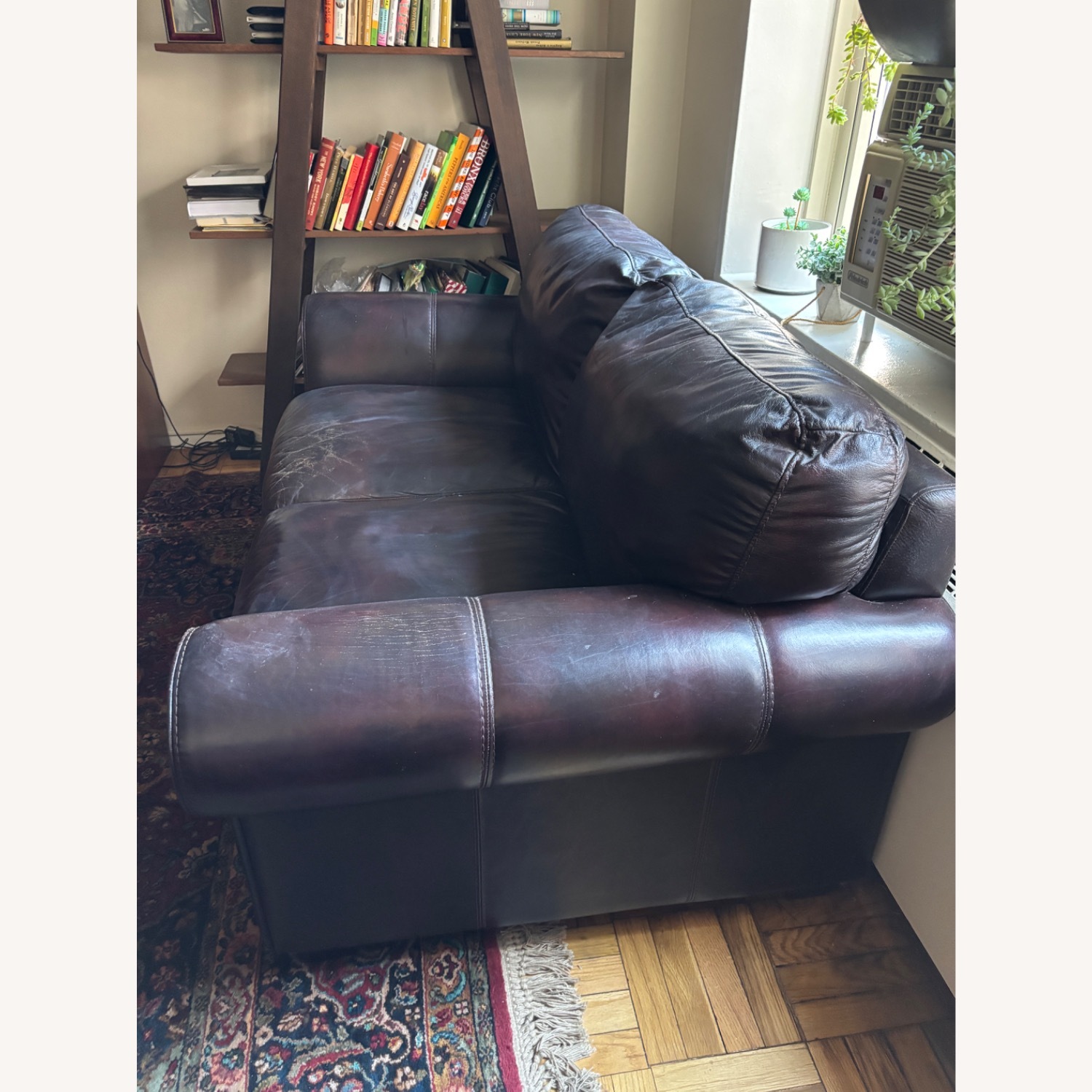 Leather Sofa - AptDeco