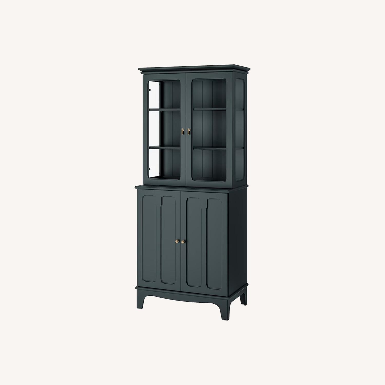 IKEA LOMMARP Cabinet with Glass Doors - AptDeco